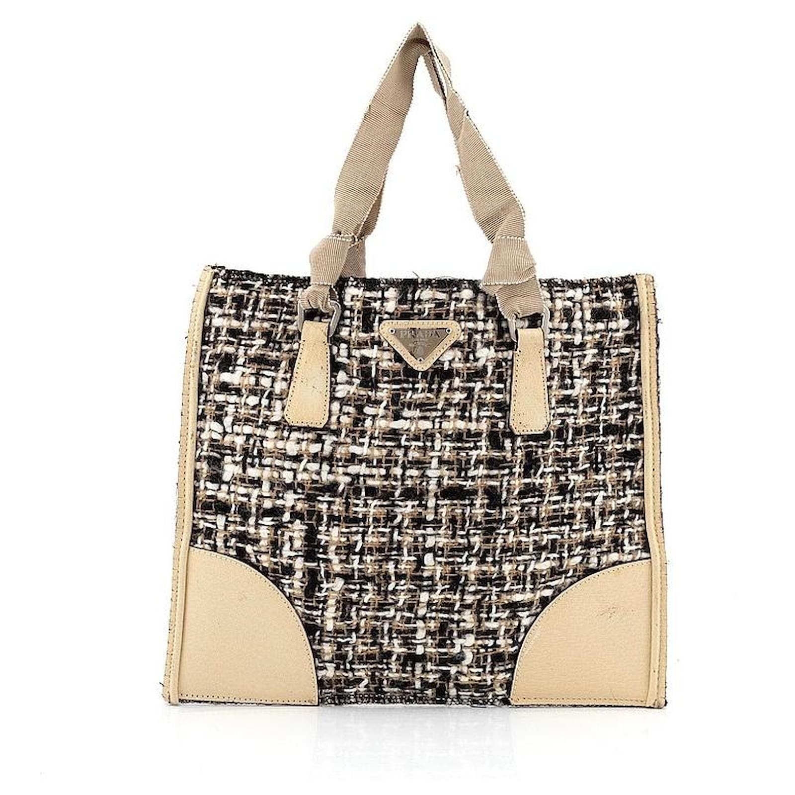 Bibliothèque Mini Galleria Prada model Black Multiple colors Beige ...