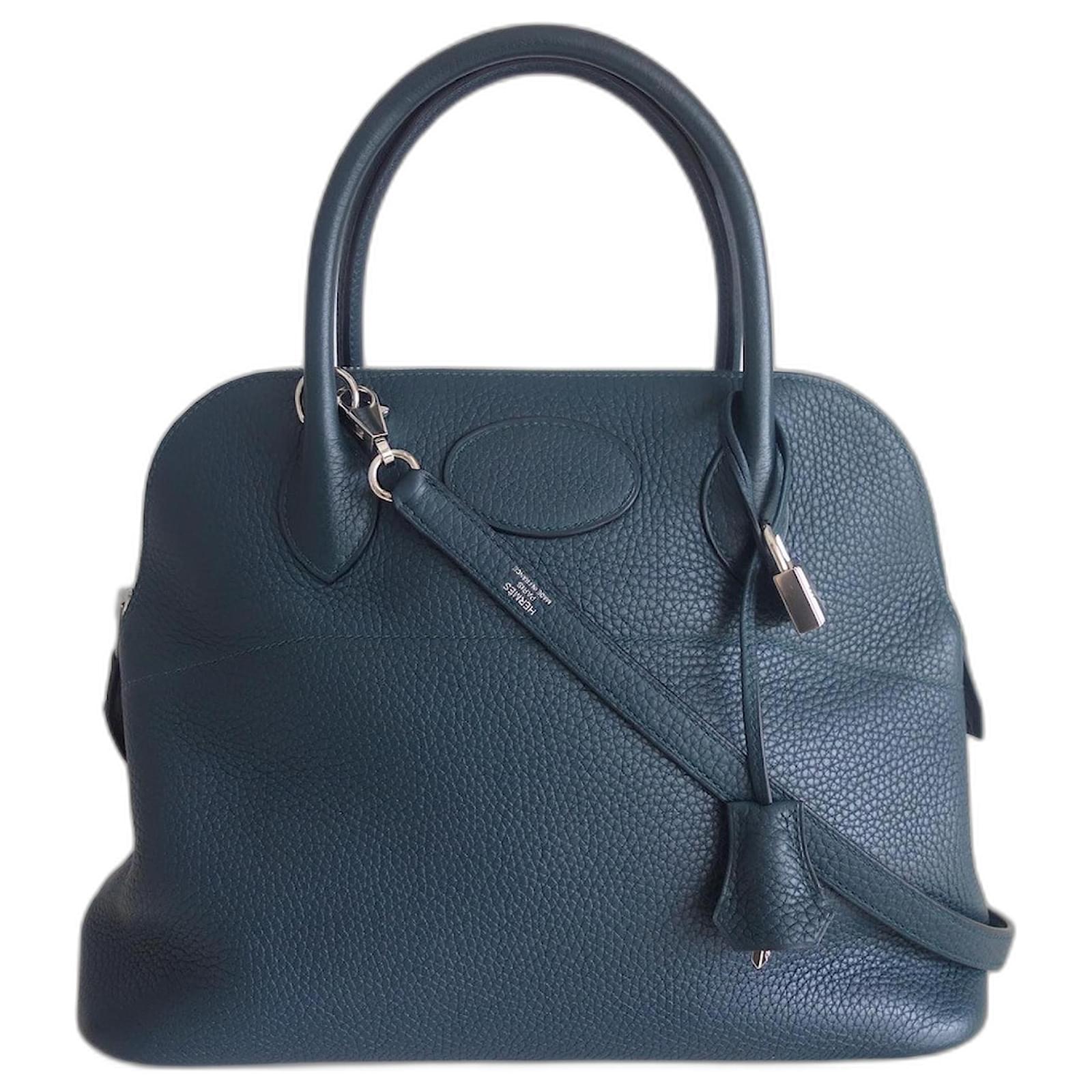 Hermès Bolide bag 31 Green Leather ref.1207271 - Joli Closet