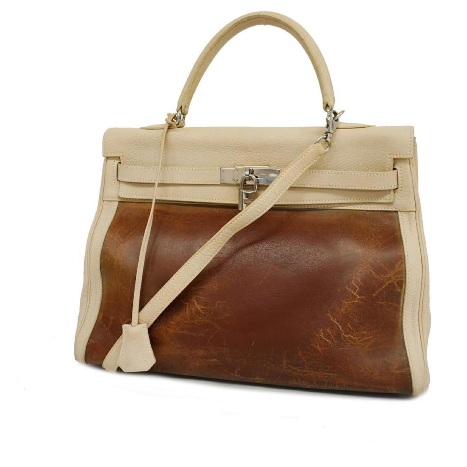 Hermès hermes kelly Beige Leather ref.1207599 - Joli Closet