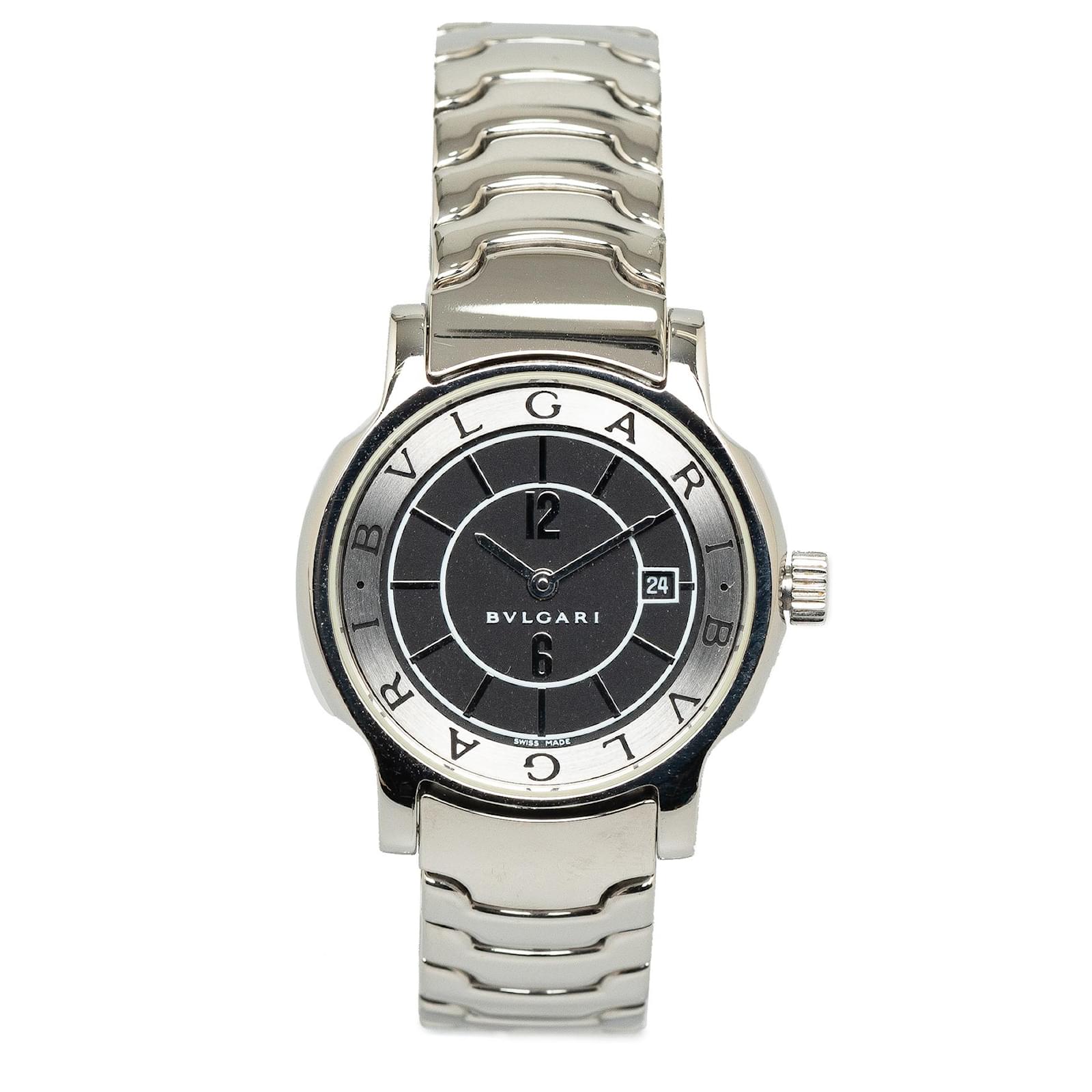 Bulgari Bvlgari Silver Quartz Stainless steel Soletempo Watch Silvery ...