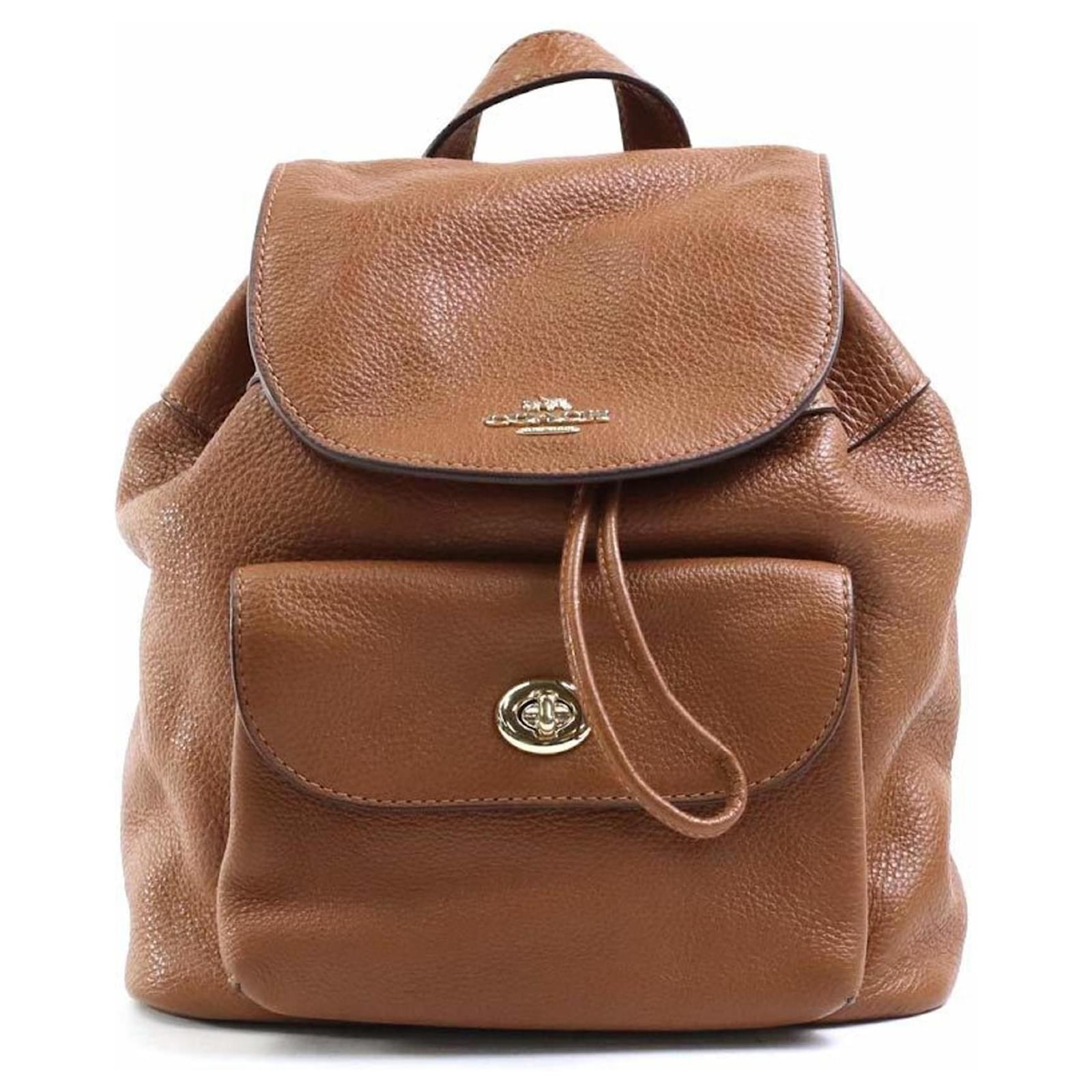 Coach Brown Leather ref.1210063 - Joli Closet