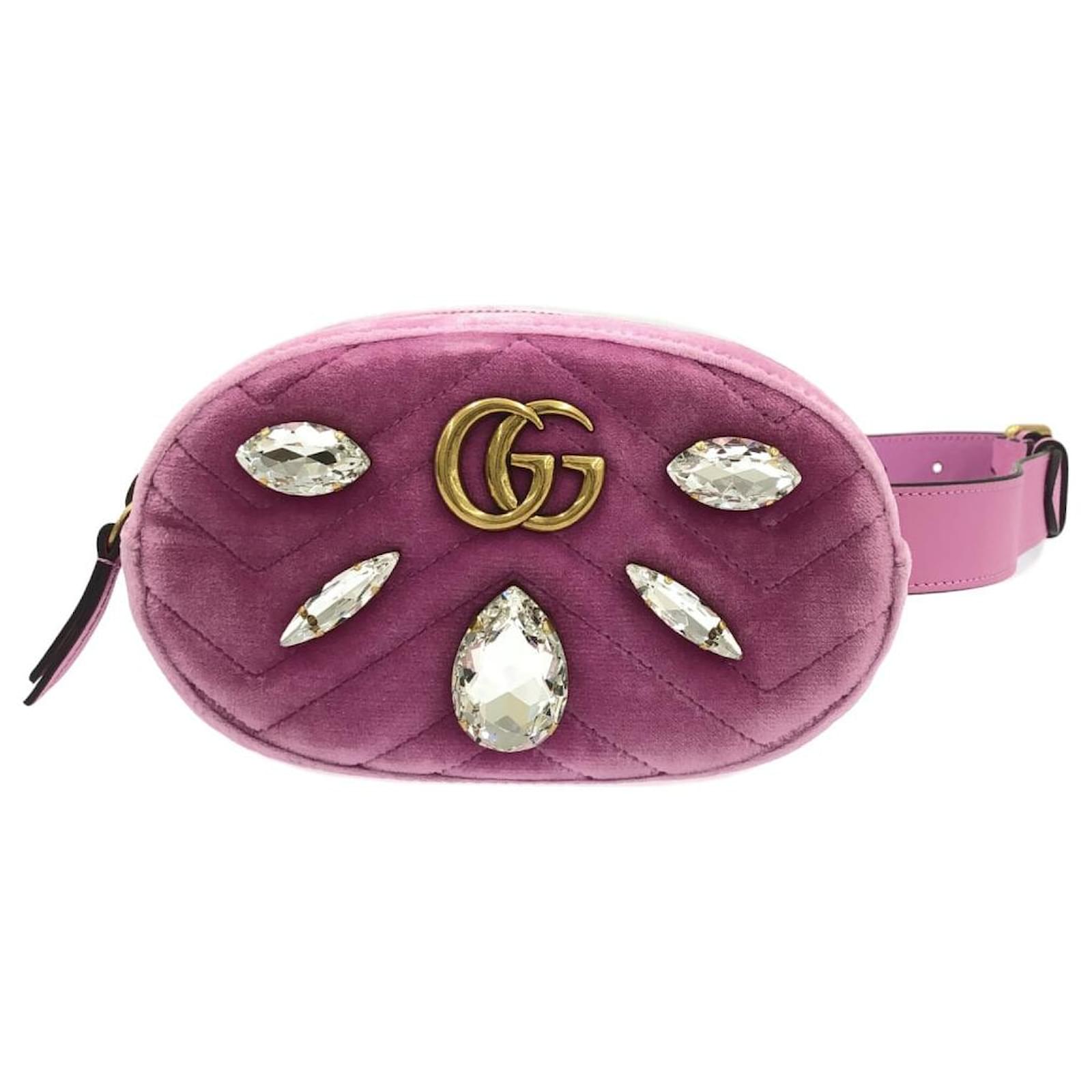 Gucci GG Marmont Pink Velvet ref.1212252 - Joli Closet