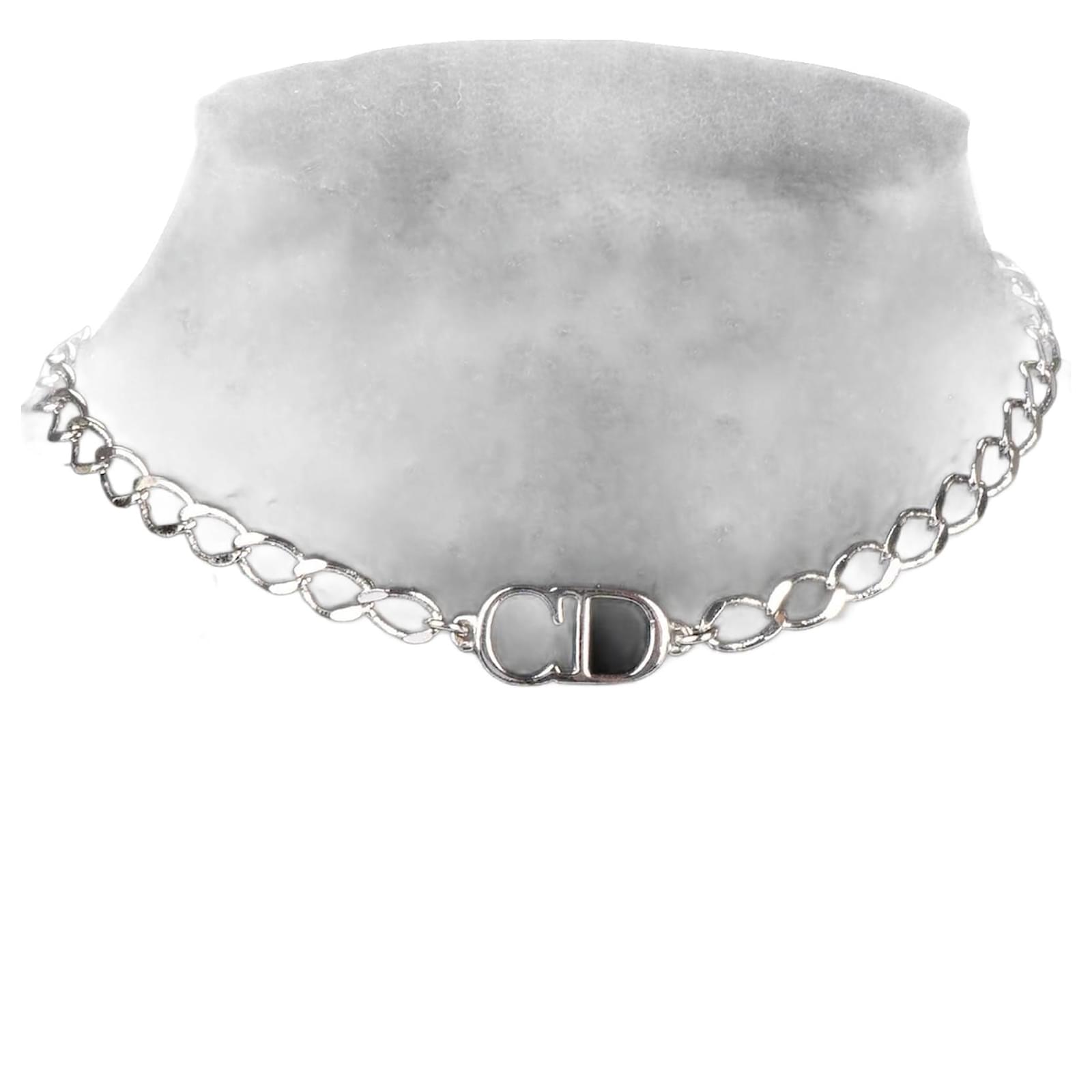 Christian Dior Silver CD Bracelet Silvery Metal ref.1215135 - Joli Closet