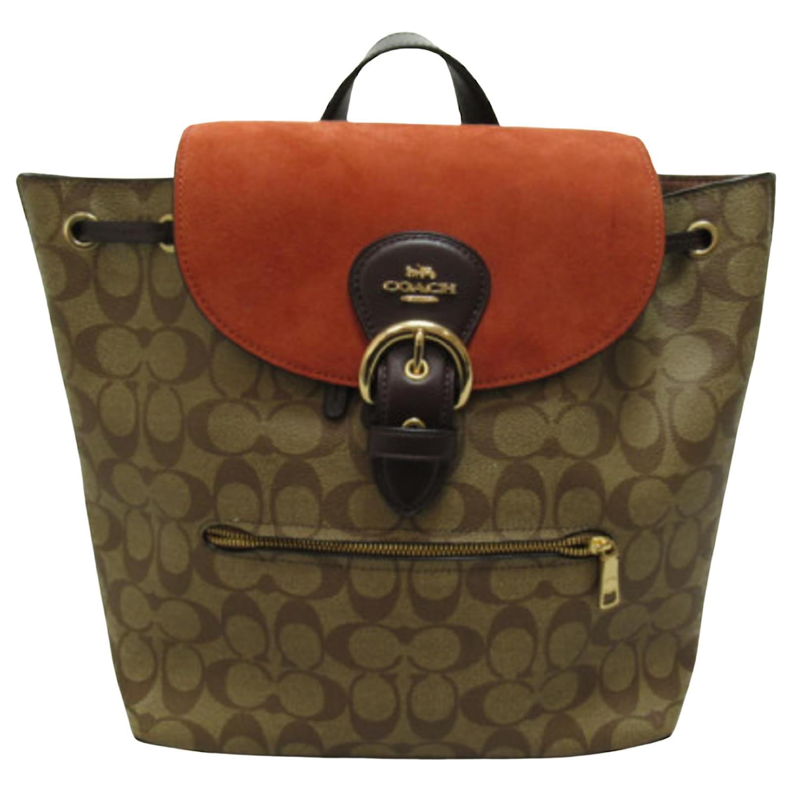 Coach Signature Beige Leather ref.1215244 - Joli Closet