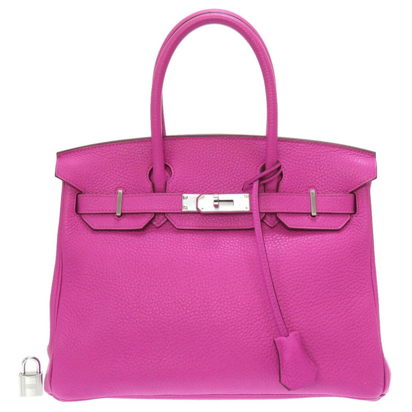 Hermès HERMES BIRKIN 30 Pink Leather ref.1217170 - Joli Closet
