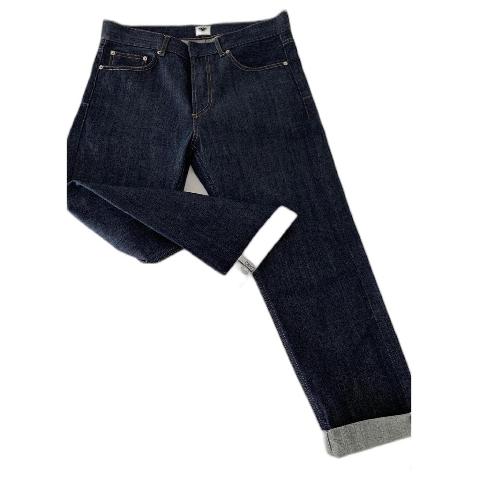 Christian Dior Jeans Dark blue Denim ref.1217651 - Joli Closet