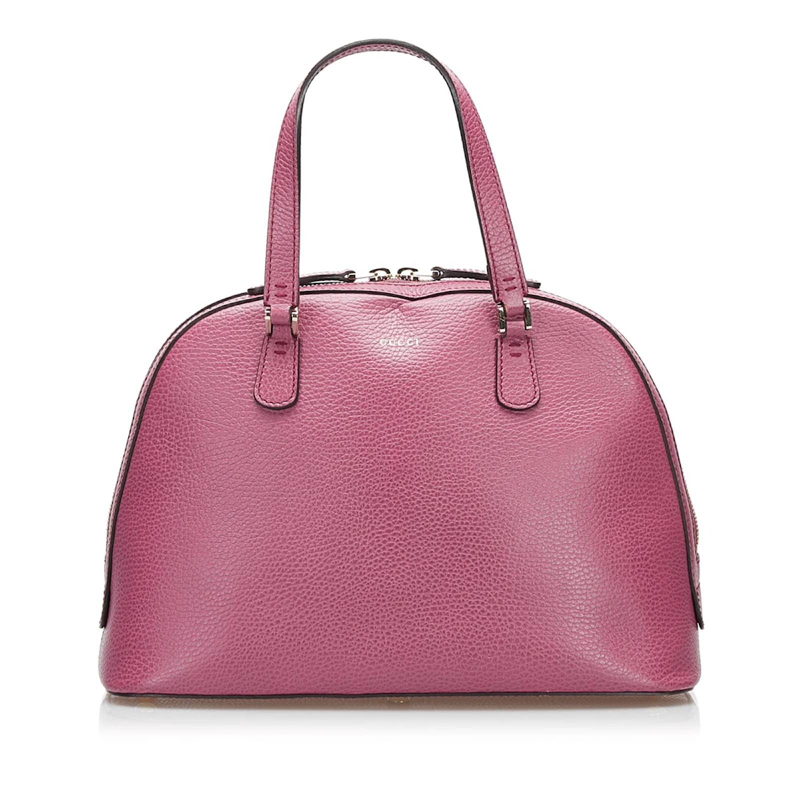 Pink Gucci Lady Dollar Dome Satchel Leather ref.1217991 - Joli Closet