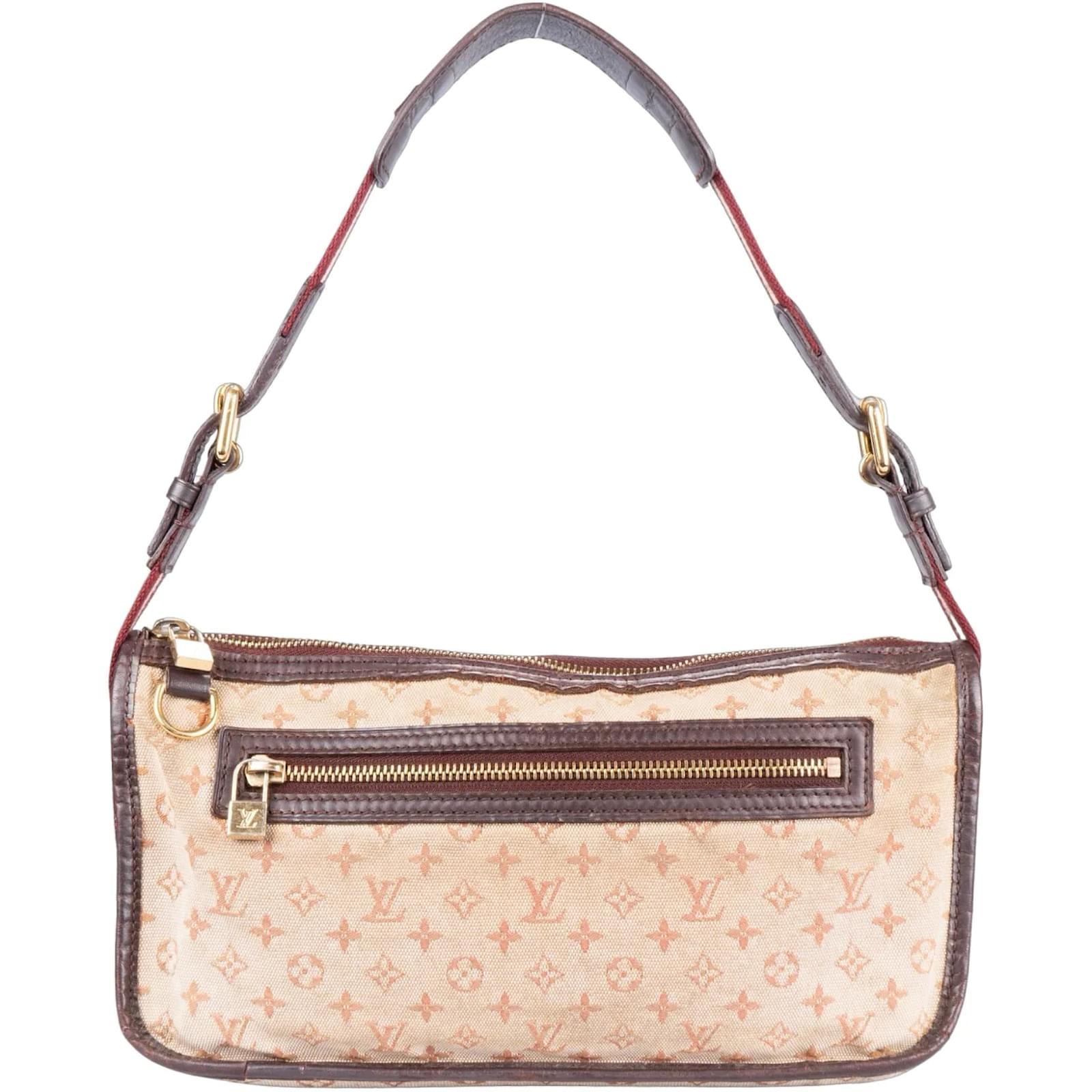 Louis Vuitton Mini Lin Kathleen Handbag Red Cotton ref.1218543 - Joli ...