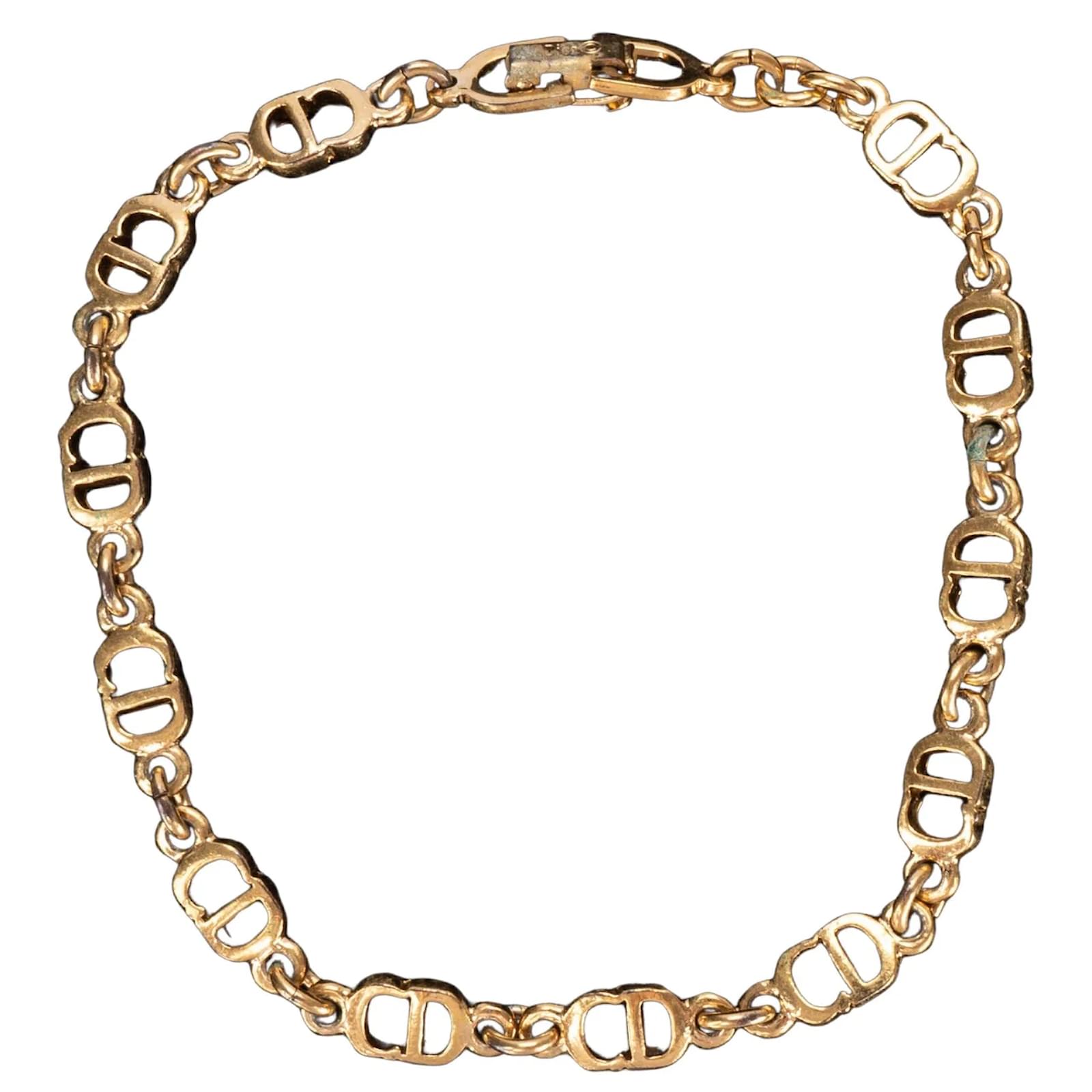 Christian Dior Golden CD Bracelet Metal ref.1218573 - Joli Closet