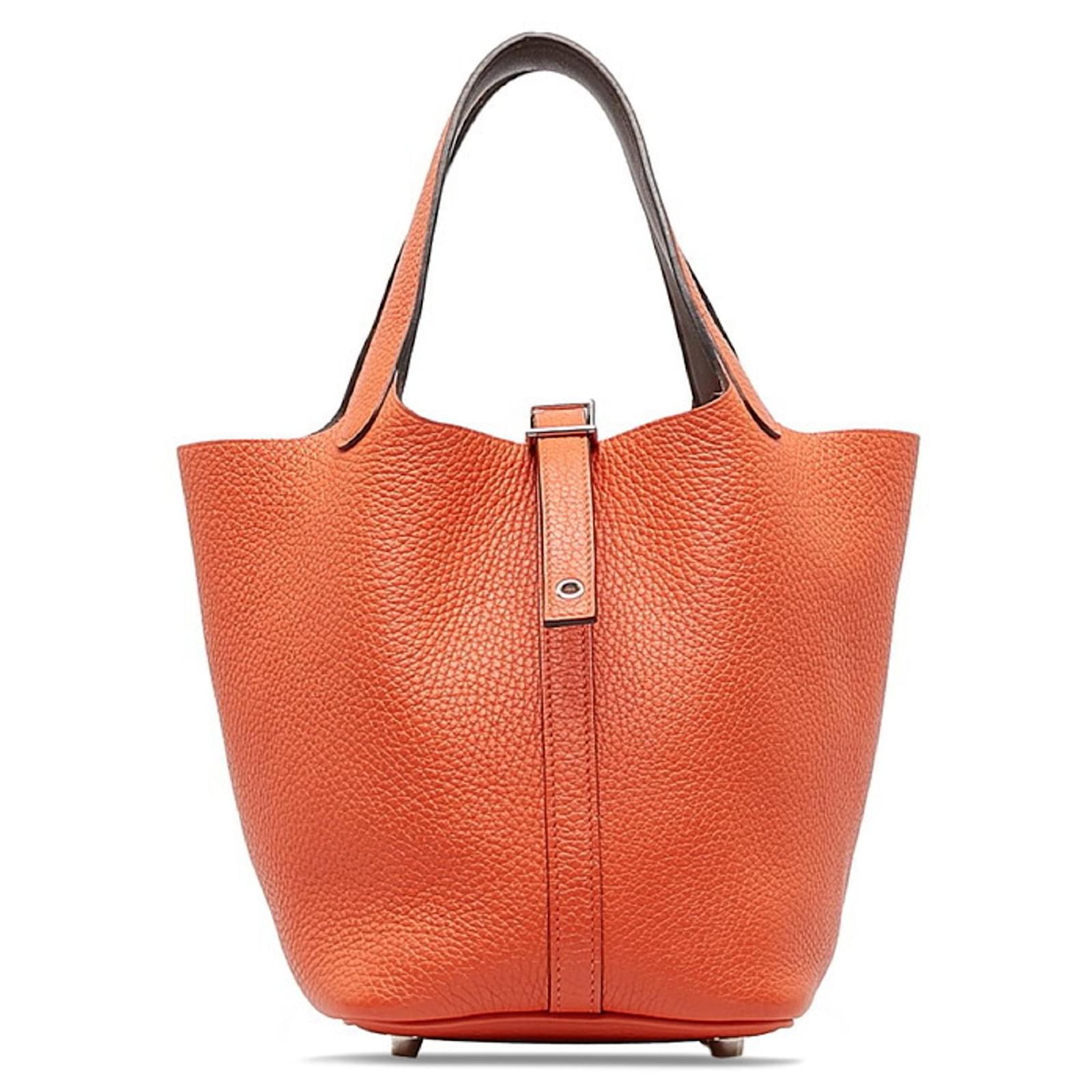 Hermès Picotin Orange Leather ref.1223088 - Joli Closet