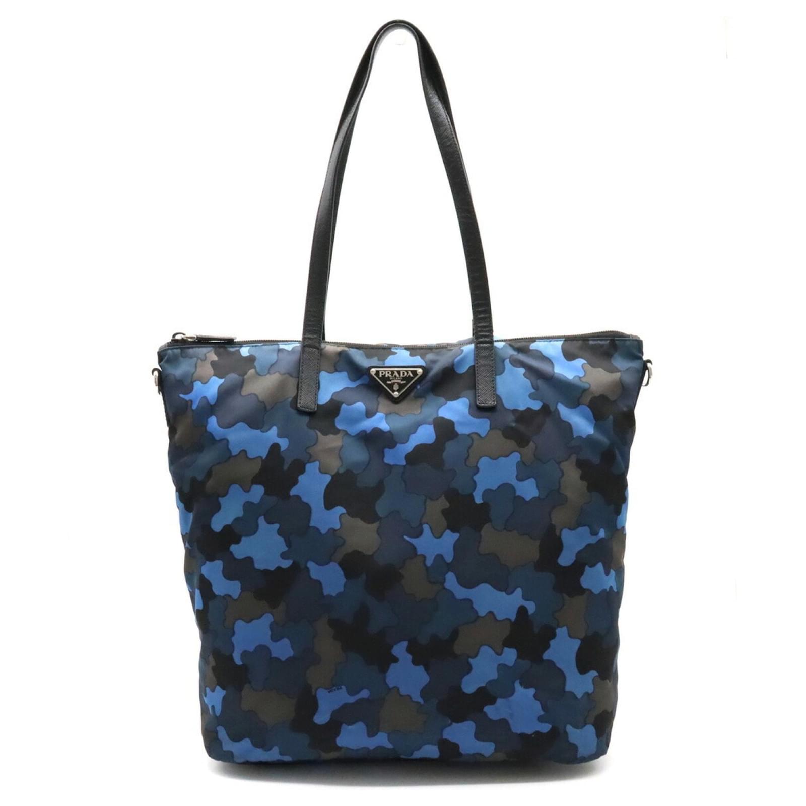Tote Prada Blue Synthetic ref.1224687 - Joli Closet