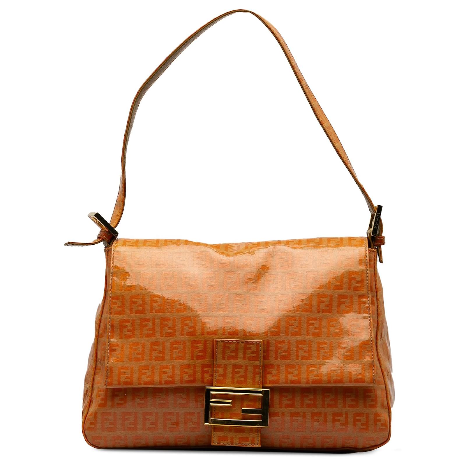 Fendi Orange Crystal Zucchino Mamma Forever Cloth Cloth ref.1228837 ...