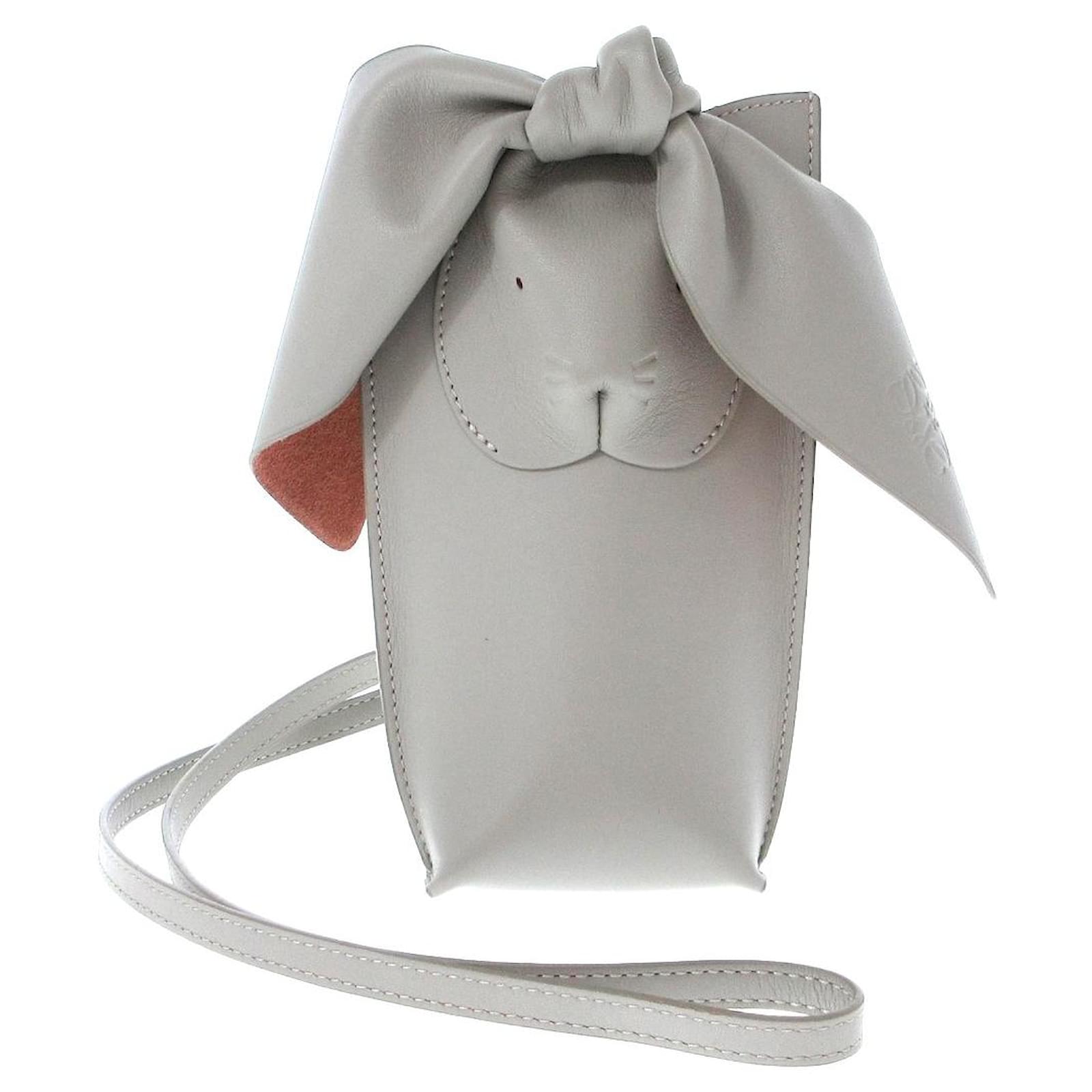 Loewe Bunny Grey Pony-style calfskin ref.1230022 - Joli Closet