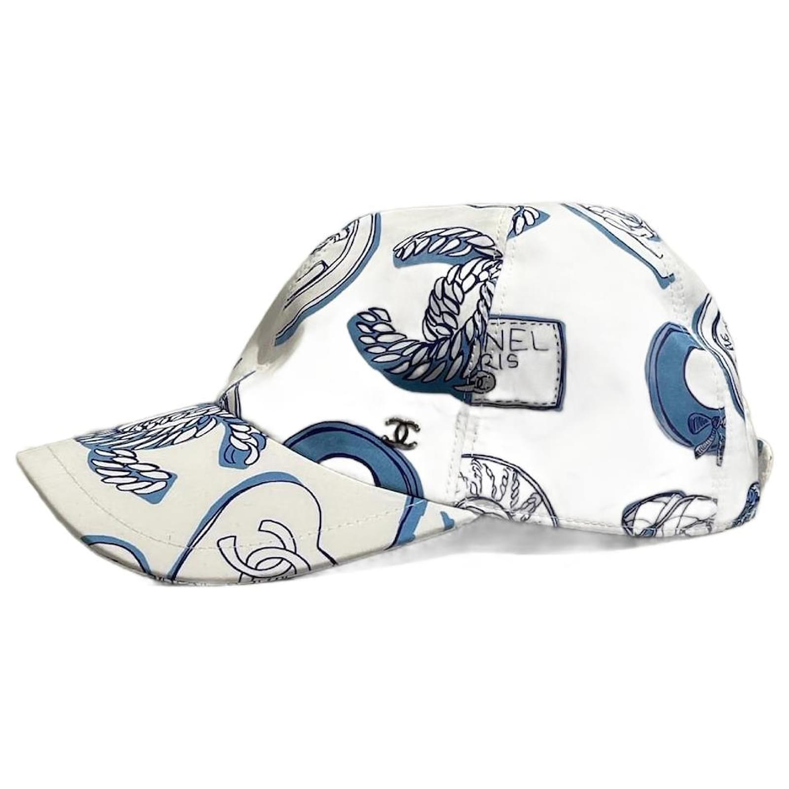 CHANEL Hats T.International M Cotton White ref.1233305 - Joli Closet