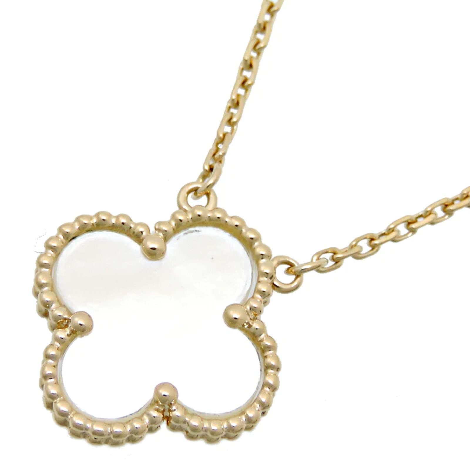 Van Cleef & Arpels 18k Gold Vintage Alhambra Pendant Necklace ...