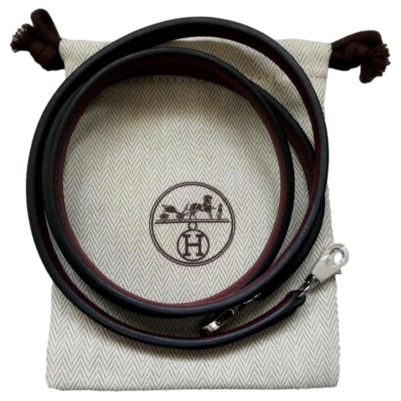 new Hermès shoulder strap for mini kelly bag with dustbag Red Leather ...