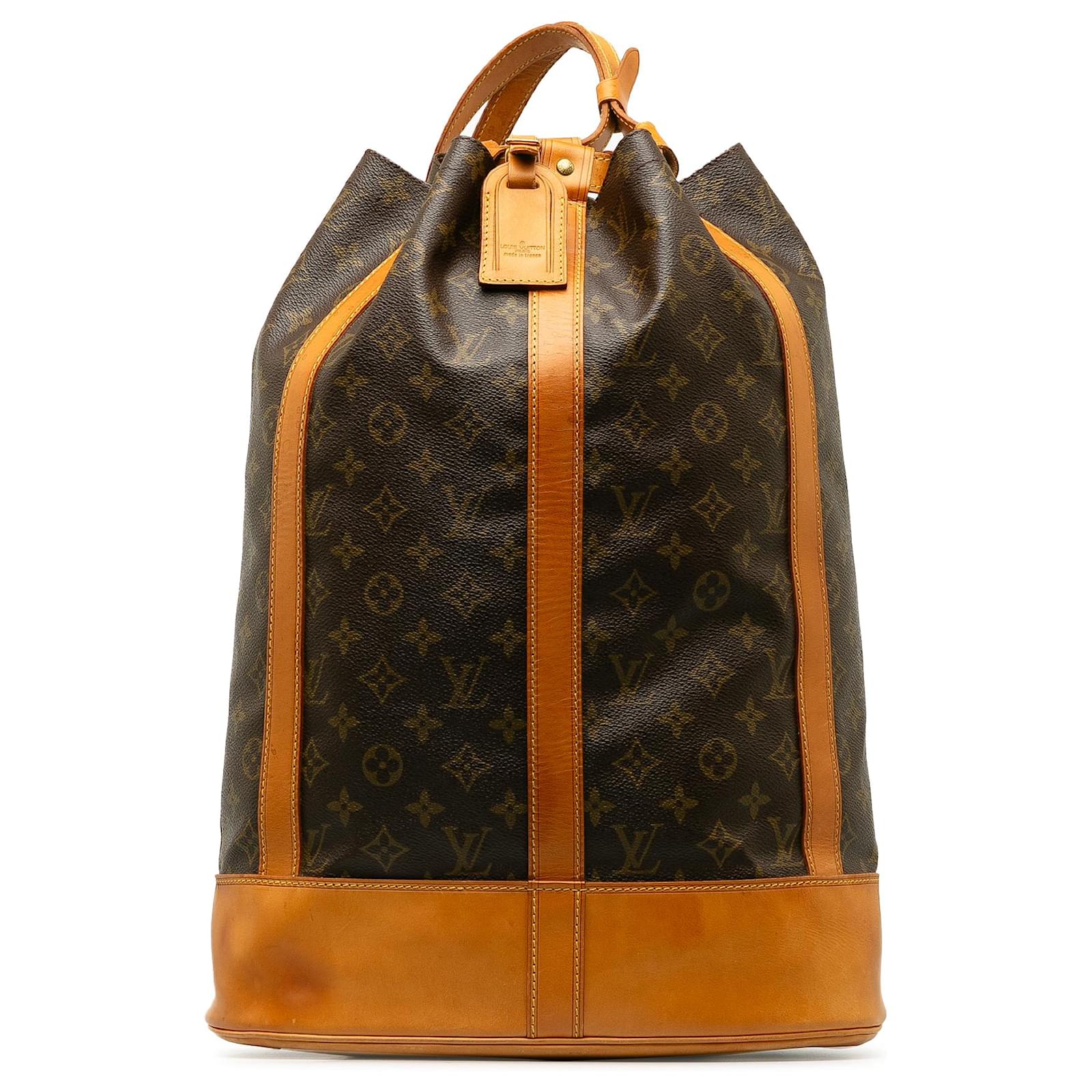 Louis Vuitton Brown Monogram Randonnee GM Leather Cloth ref.1240909 ...