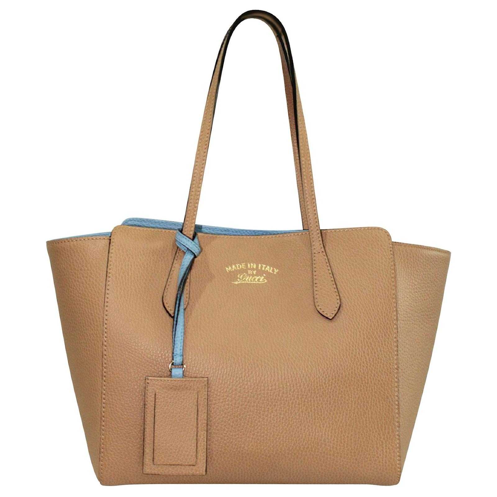 Gucci Swing Bag Flesh Leather ref.1242650 - Joli Closet