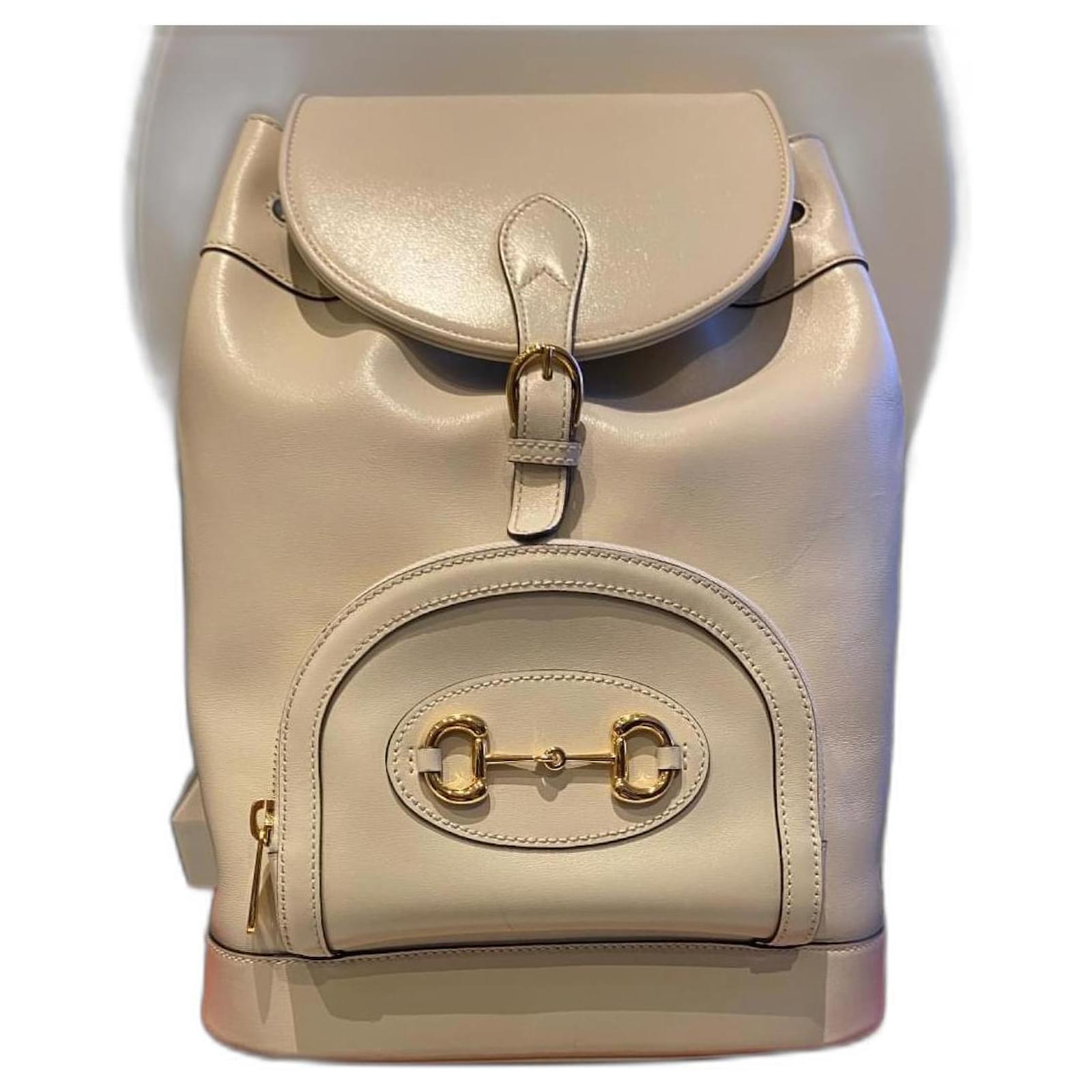 Gucci backpack Eggshell Leather ref.1245598 - Joli Closet