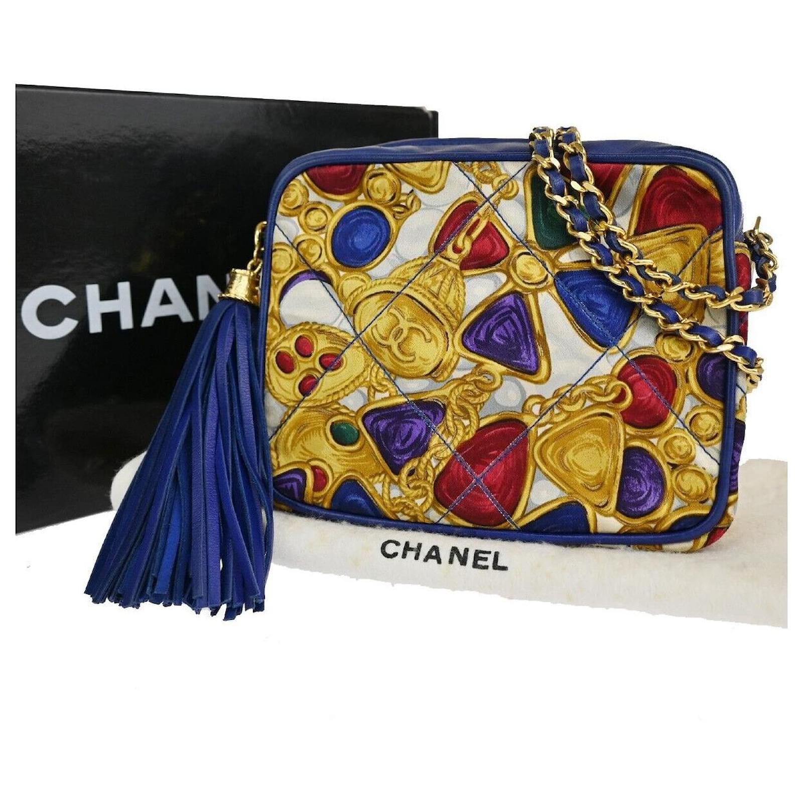 Chanel Blue Suede ref.1249579 - Joli Closet