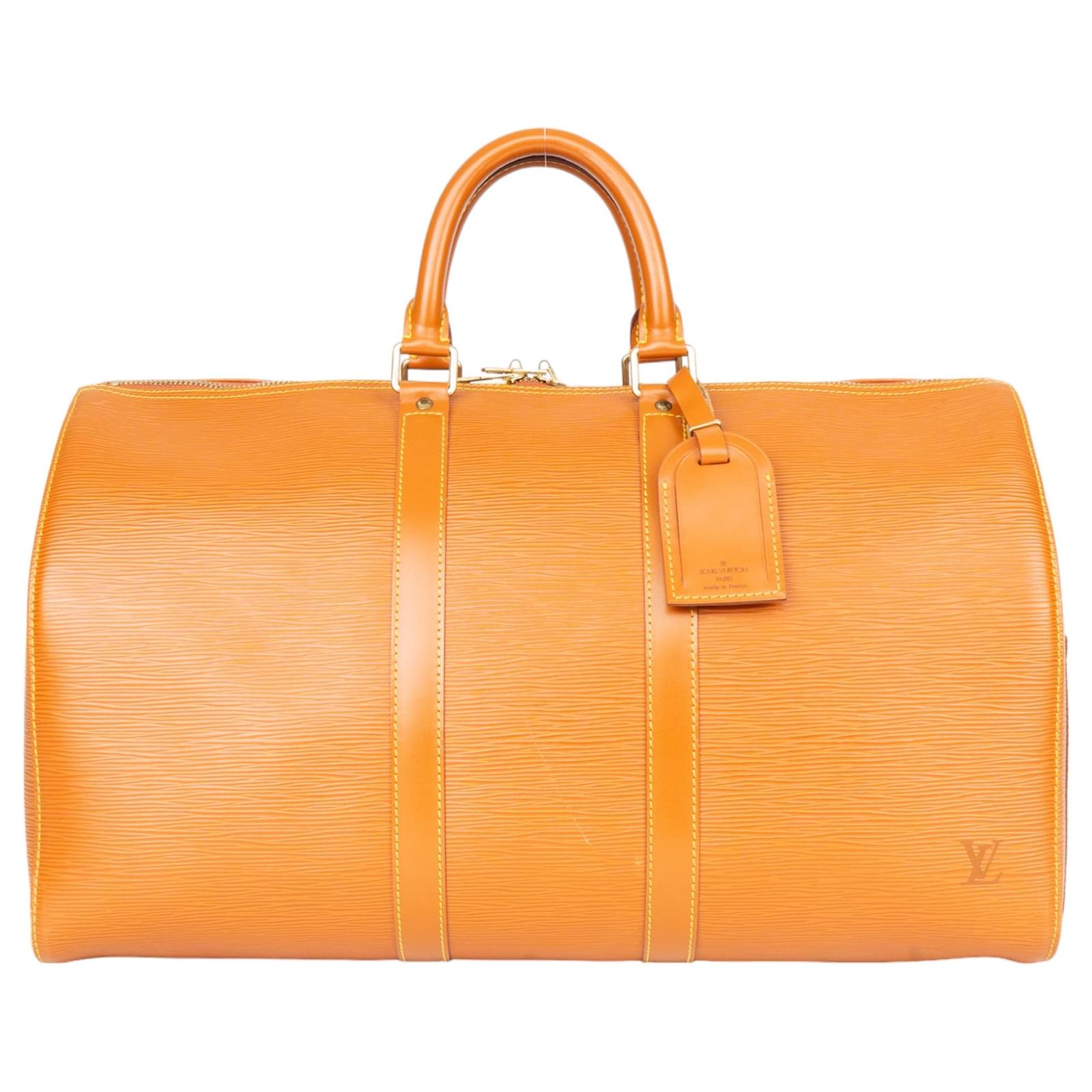 Louis Vuitton Epi Leather Keepall 45 Brown ref.1250676 - Joli Closet