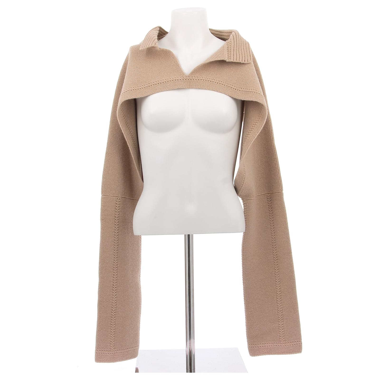 Loewe knitwear T.International S Wool Camel ref.1251465 - Joli Closet