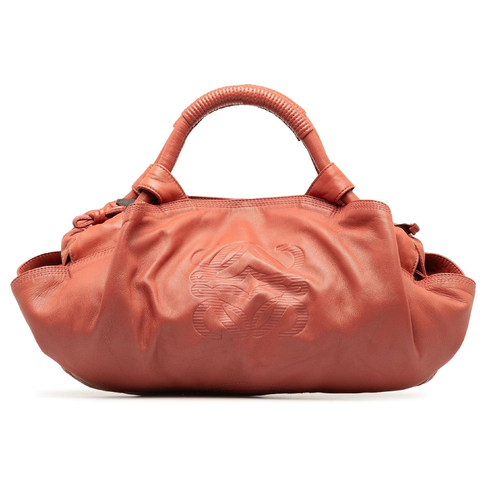 Pink Loewe Nappa Aire Handbag Leather ref.1256130 - Joli Closet