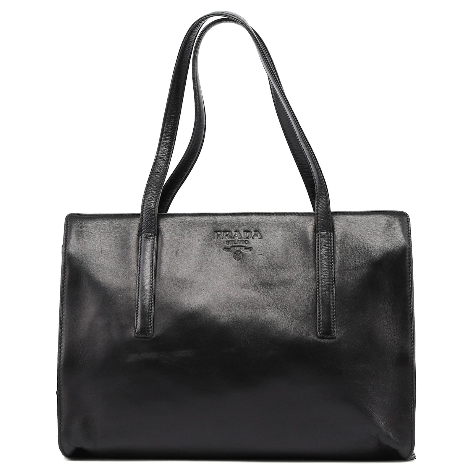 Prada Totes Leather Black Re-Edition 1995 ref.1259985 - Joli Closet