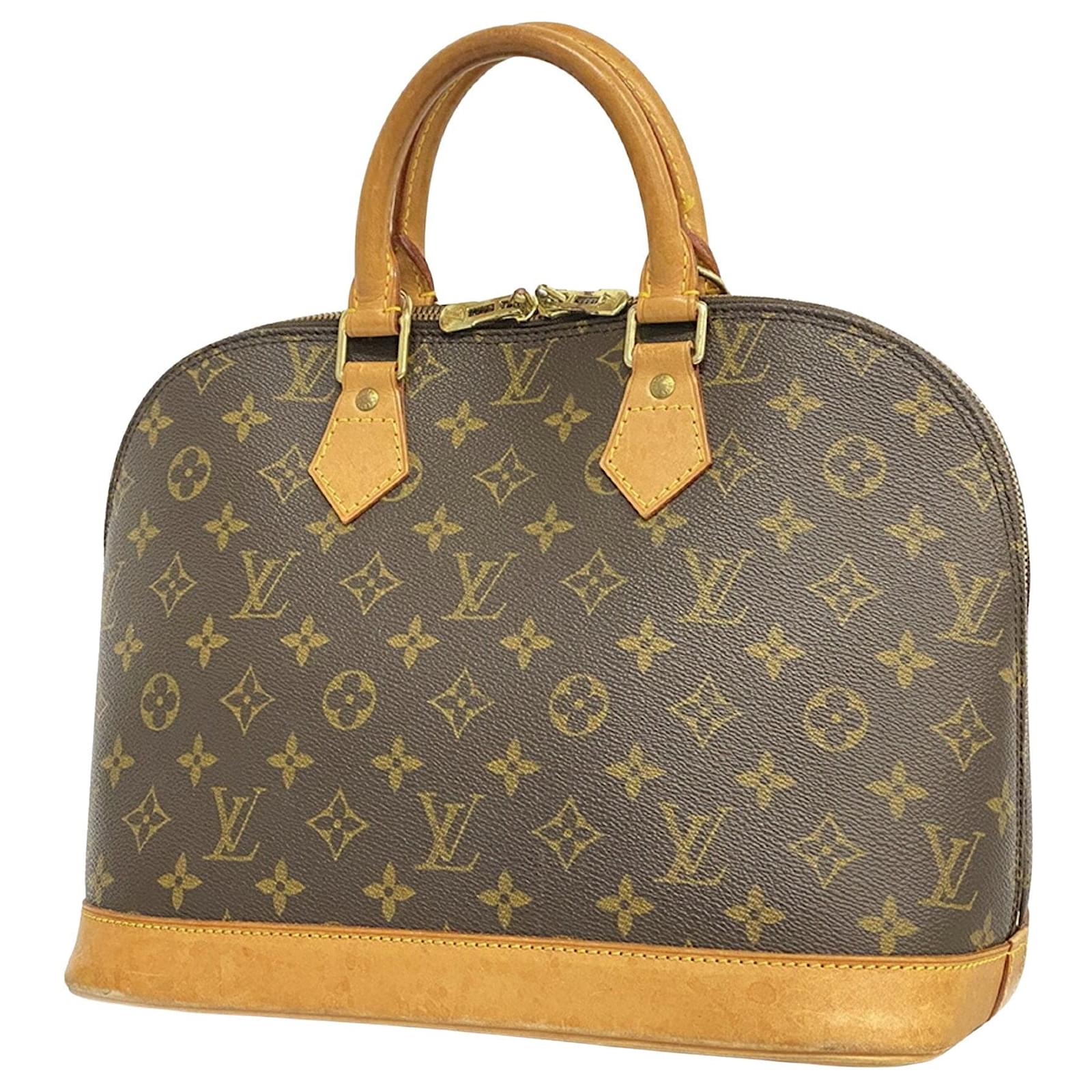 Louis Vuitton Alma Brown Cloth ref.1261866 - Joli Closet
