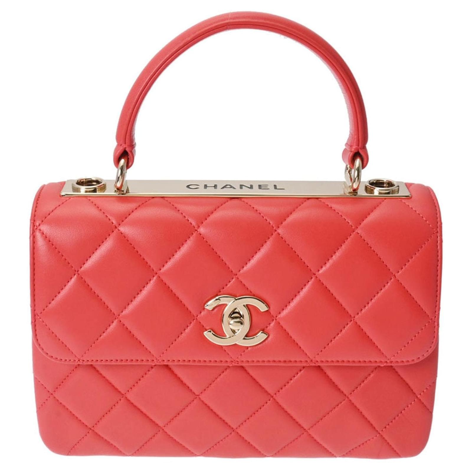 Chanel Trendy CC Pink Leather ref.1265191 - Joli Closet