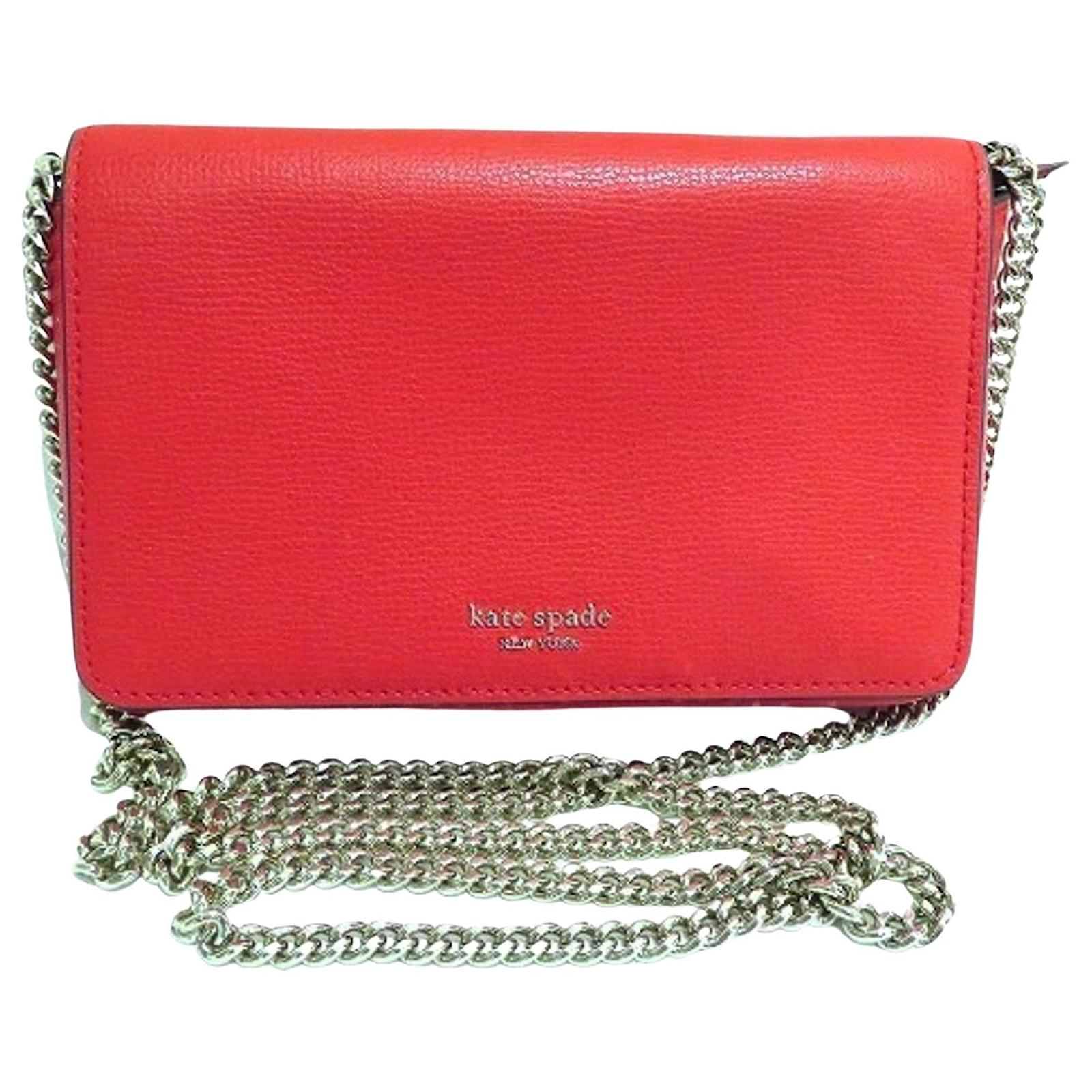 Kate Spade Red Leather ref.1270122 - Joli Closet
