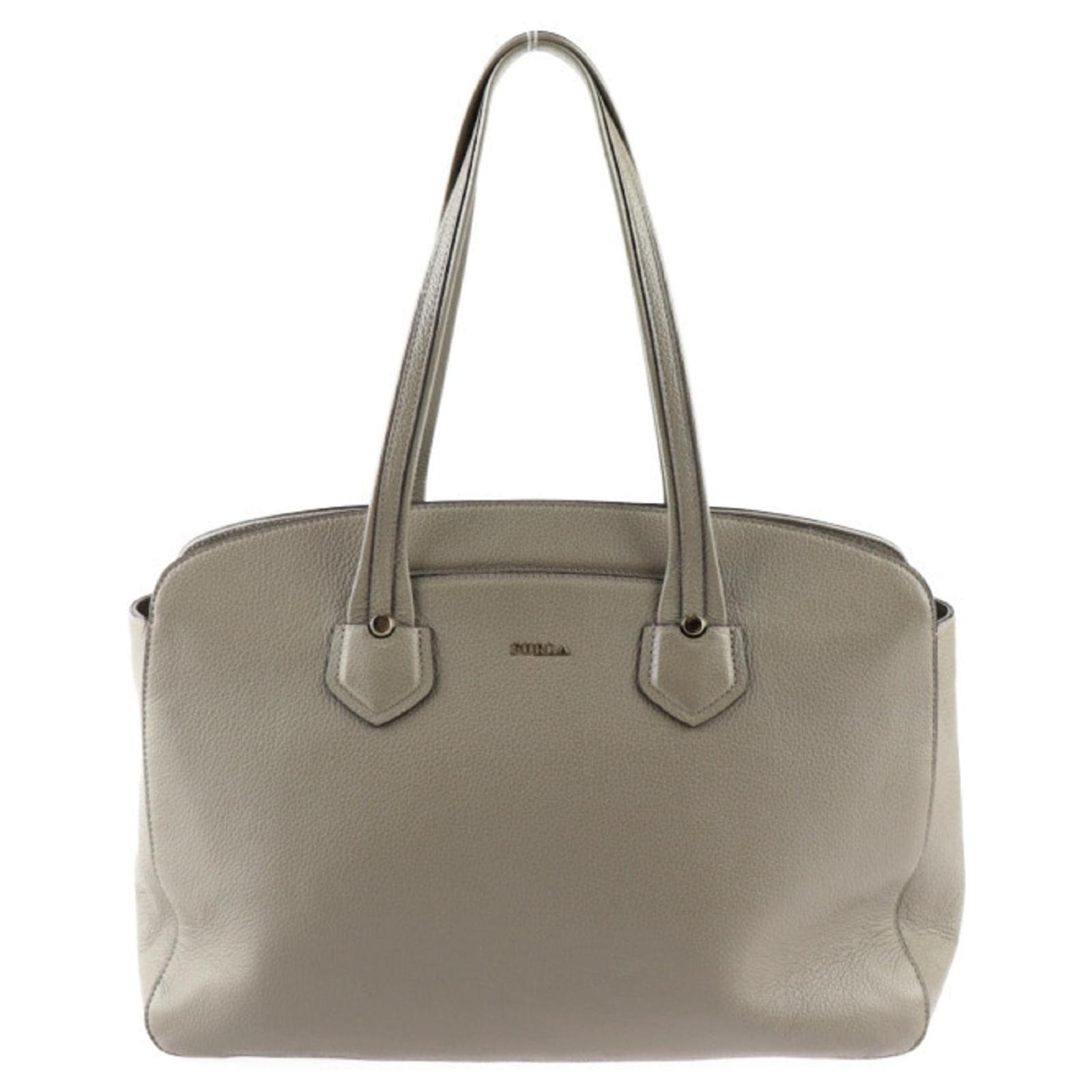 Furla Grey Leather ref.1270677 - Joli Closet