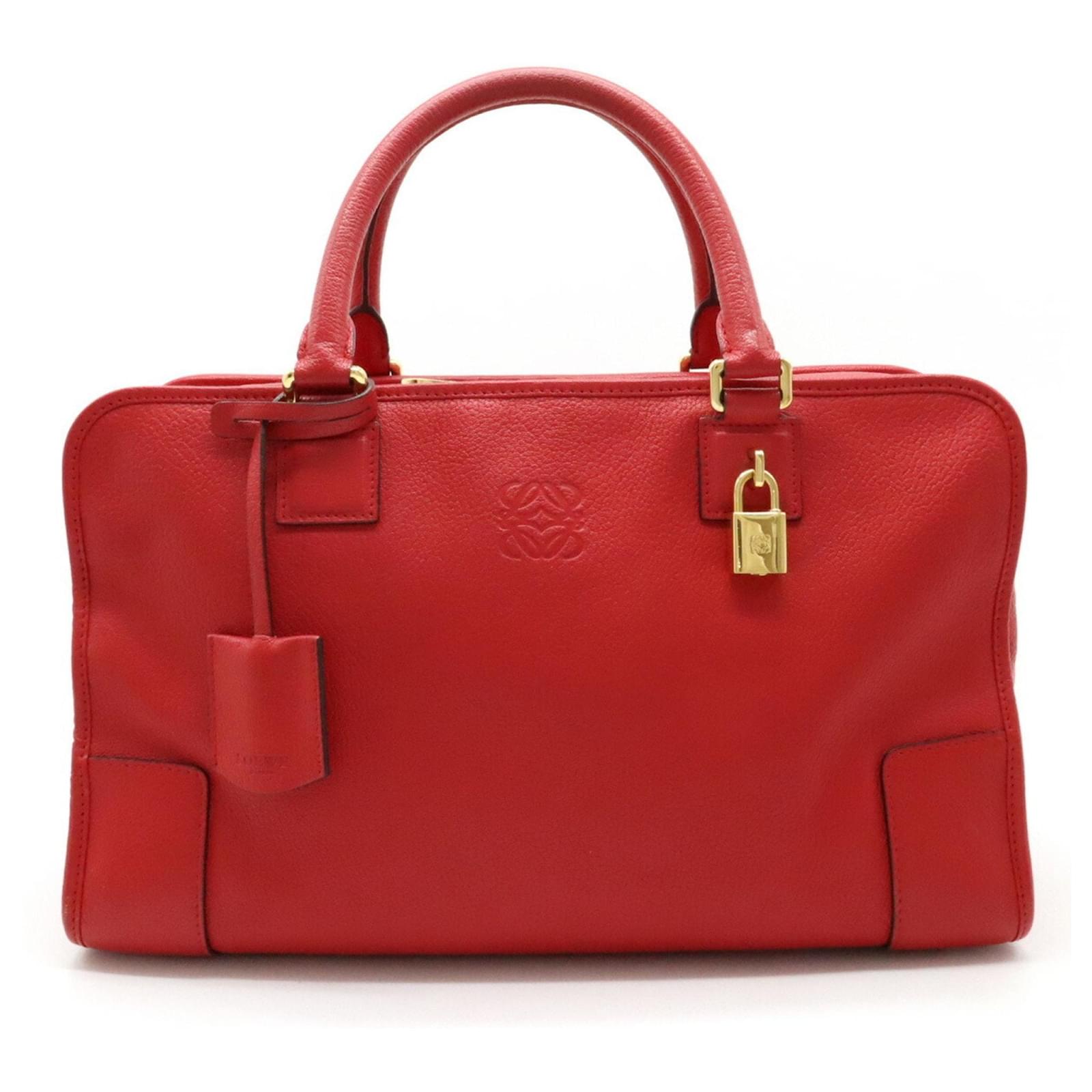 LOEWE AMAZONA Red Leather ref.JC1271008 (Sold) - Joli Closet