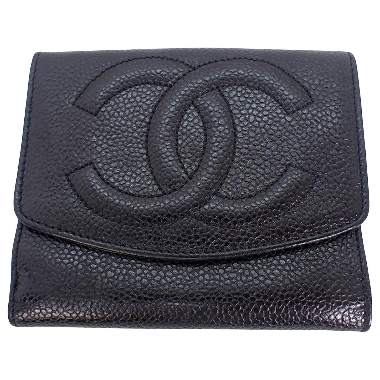 Chanel Logo CC Black Leather ref.1271598 - Joli Closet