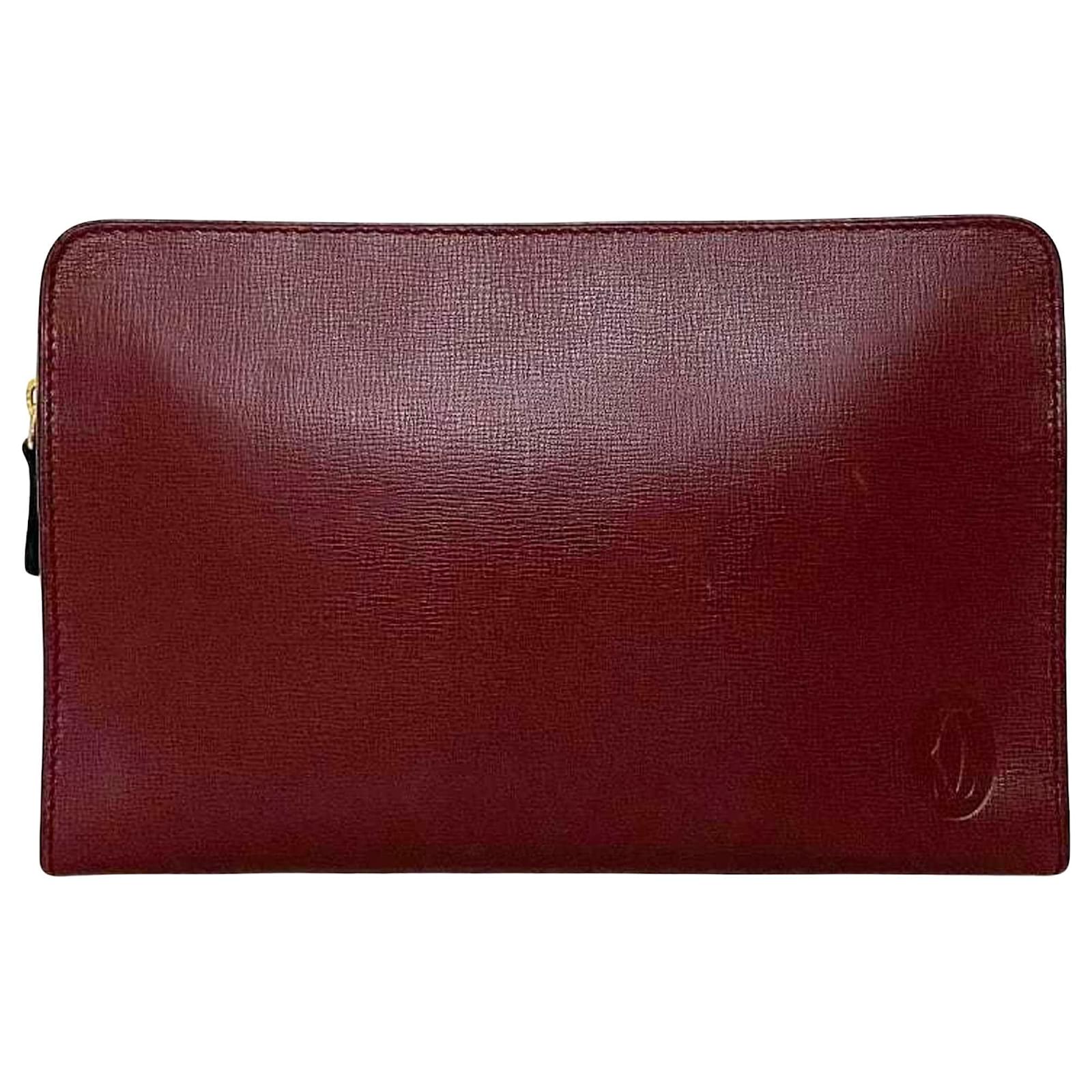 cartier Dark red Leather ref.1272152 - Joli Closet
