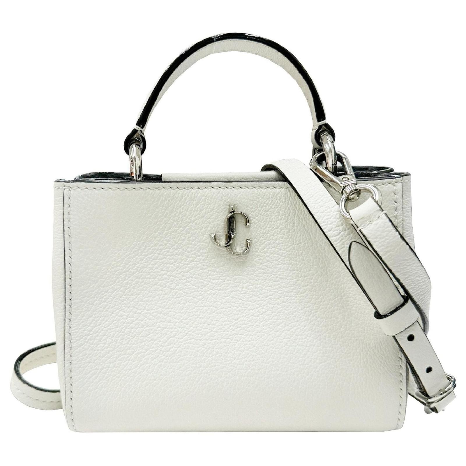 Jimmy Choo White Leather ref.1274984 - Joli Closet
