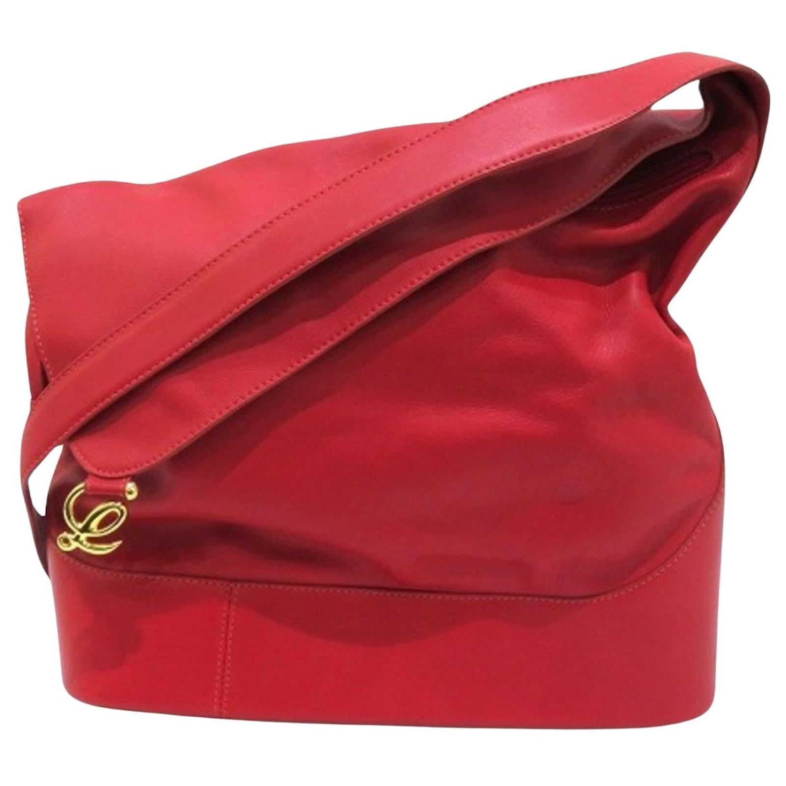 Loewe Anton Red Leather ref.JC1274995 (Sold) - Joli Closet