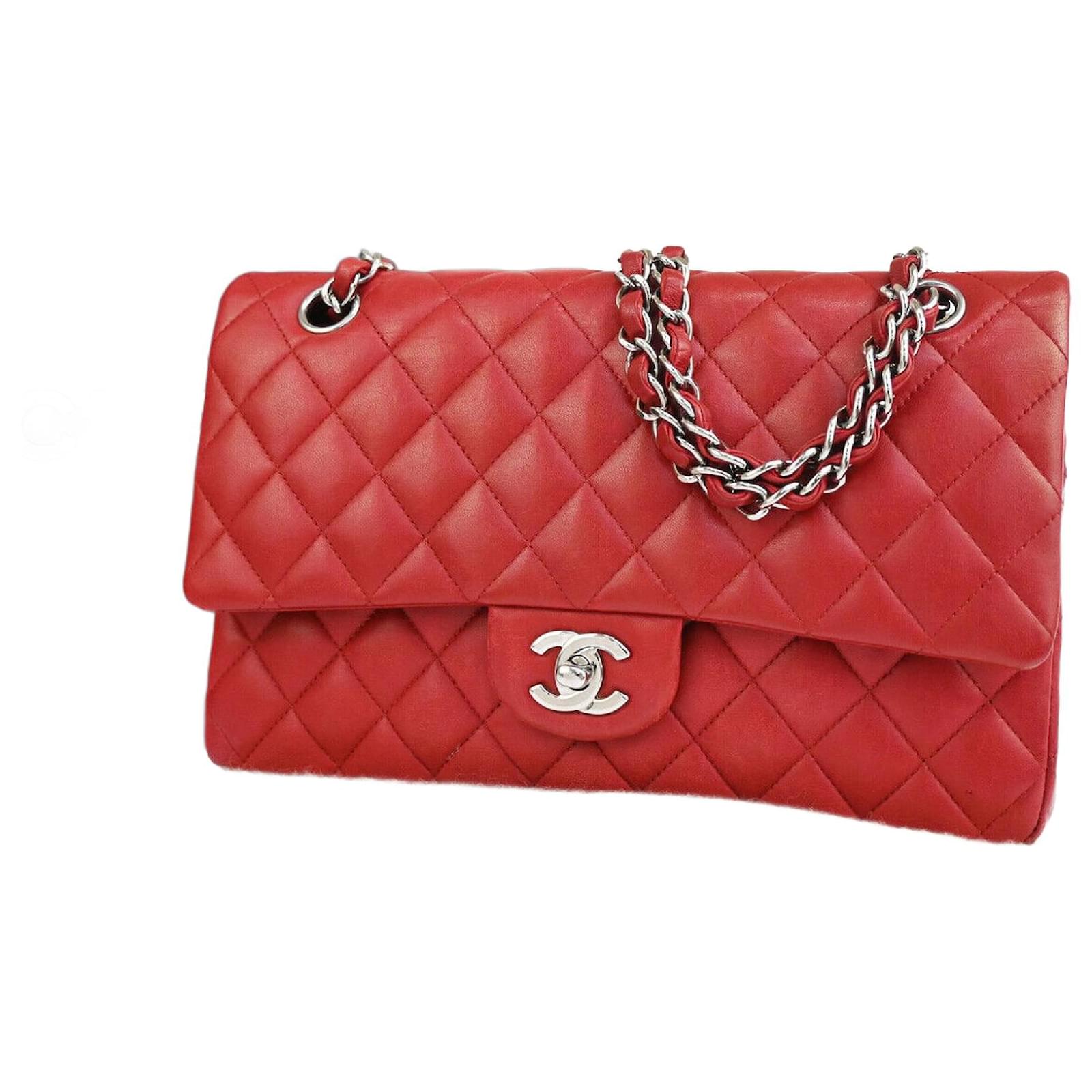 Chanel Timeless Red Leather ref.1278678 - Joli Closet