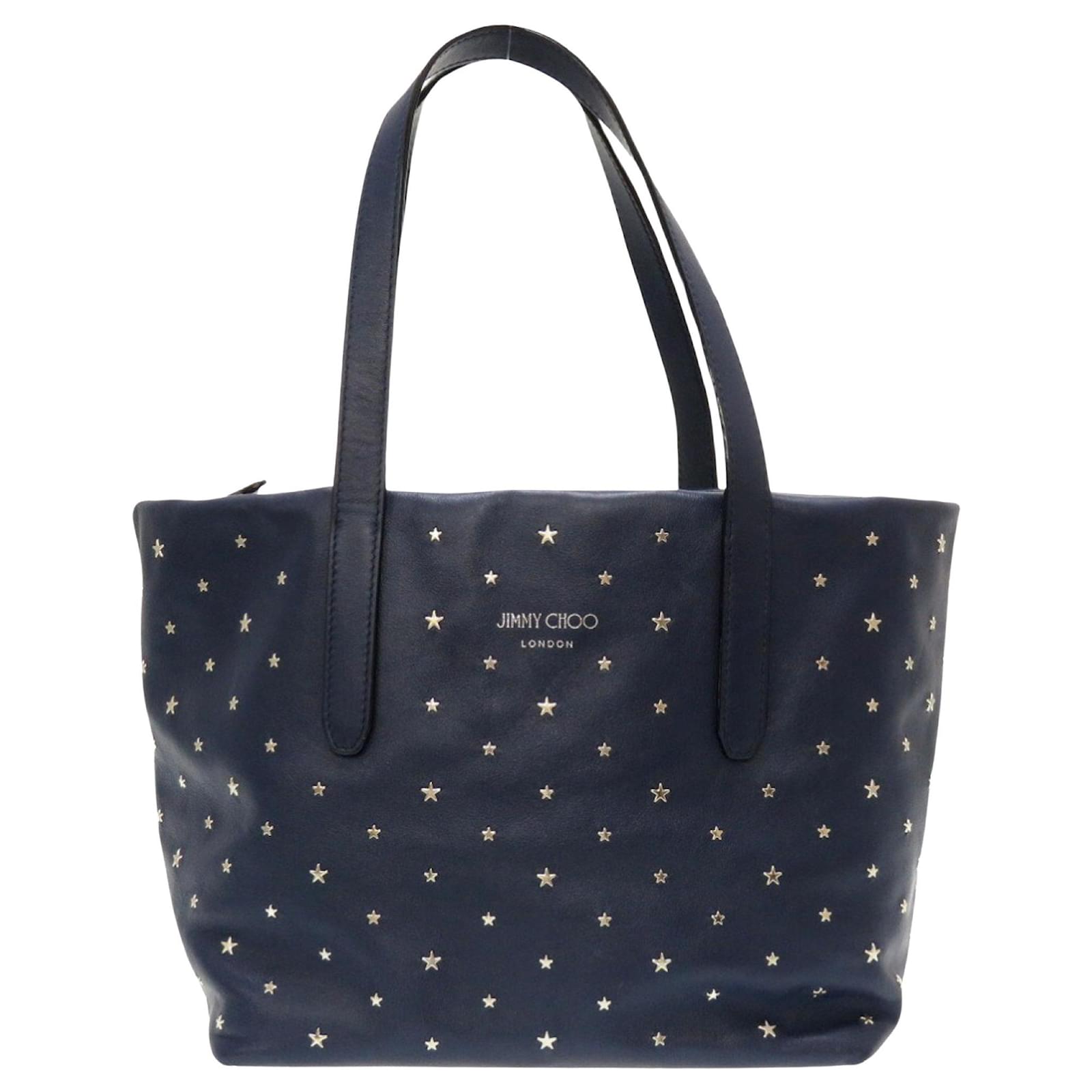 Jimmy Choo star Navy blue Leather ref.1278892 - Joli Closet