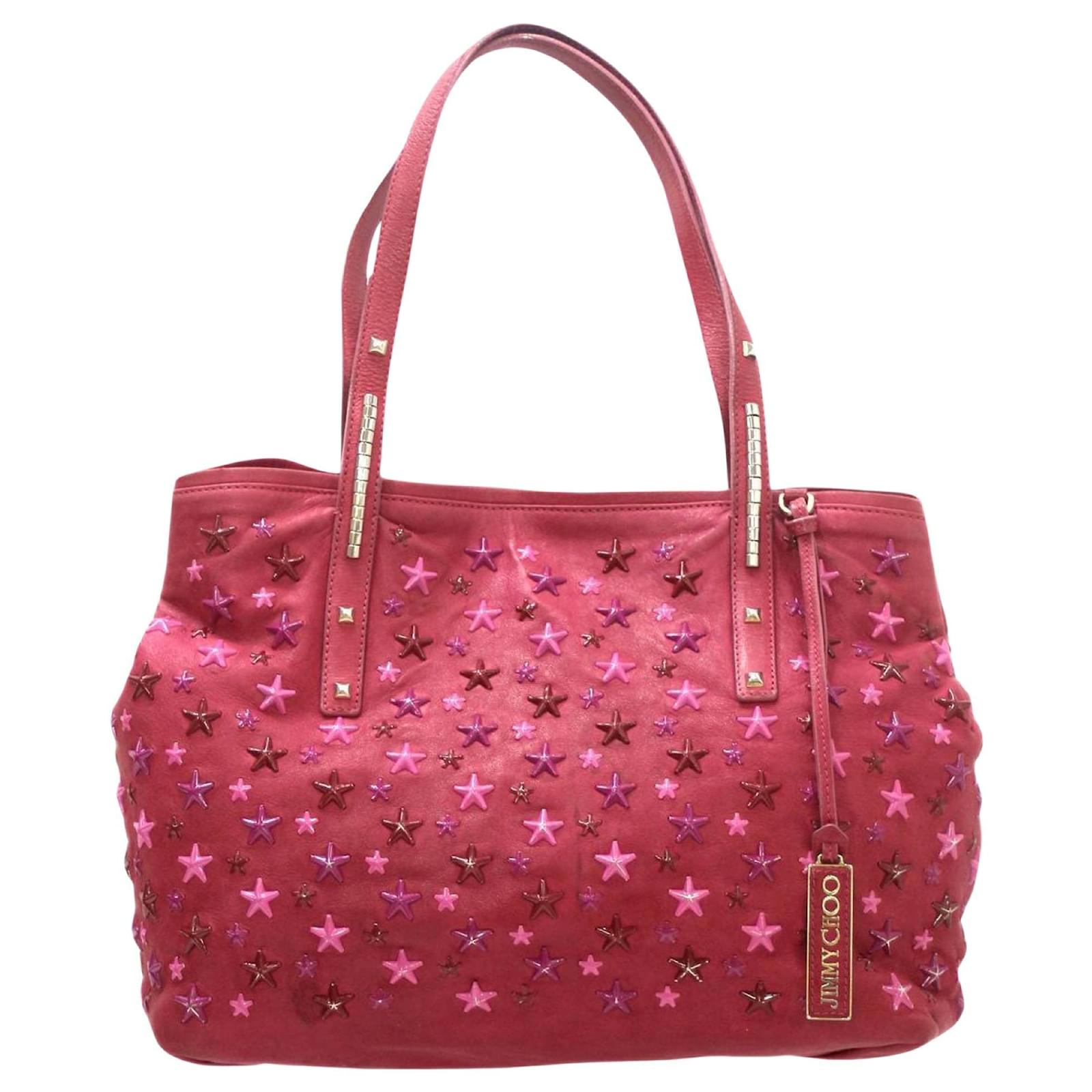 Jimmy Choo star Pink Leather ref.1279470 - Joli Closet