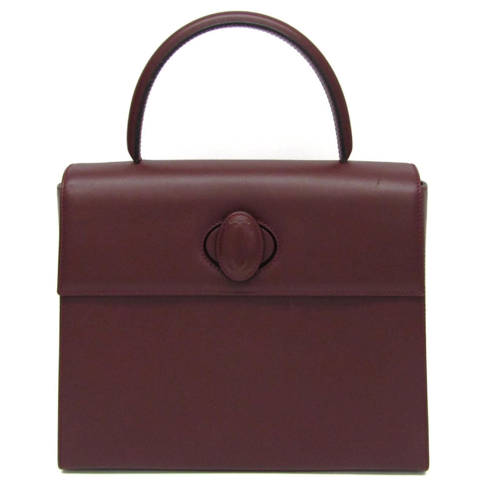 Cartier Must Line Dark red Leather ref.1282295 - Joli Closet