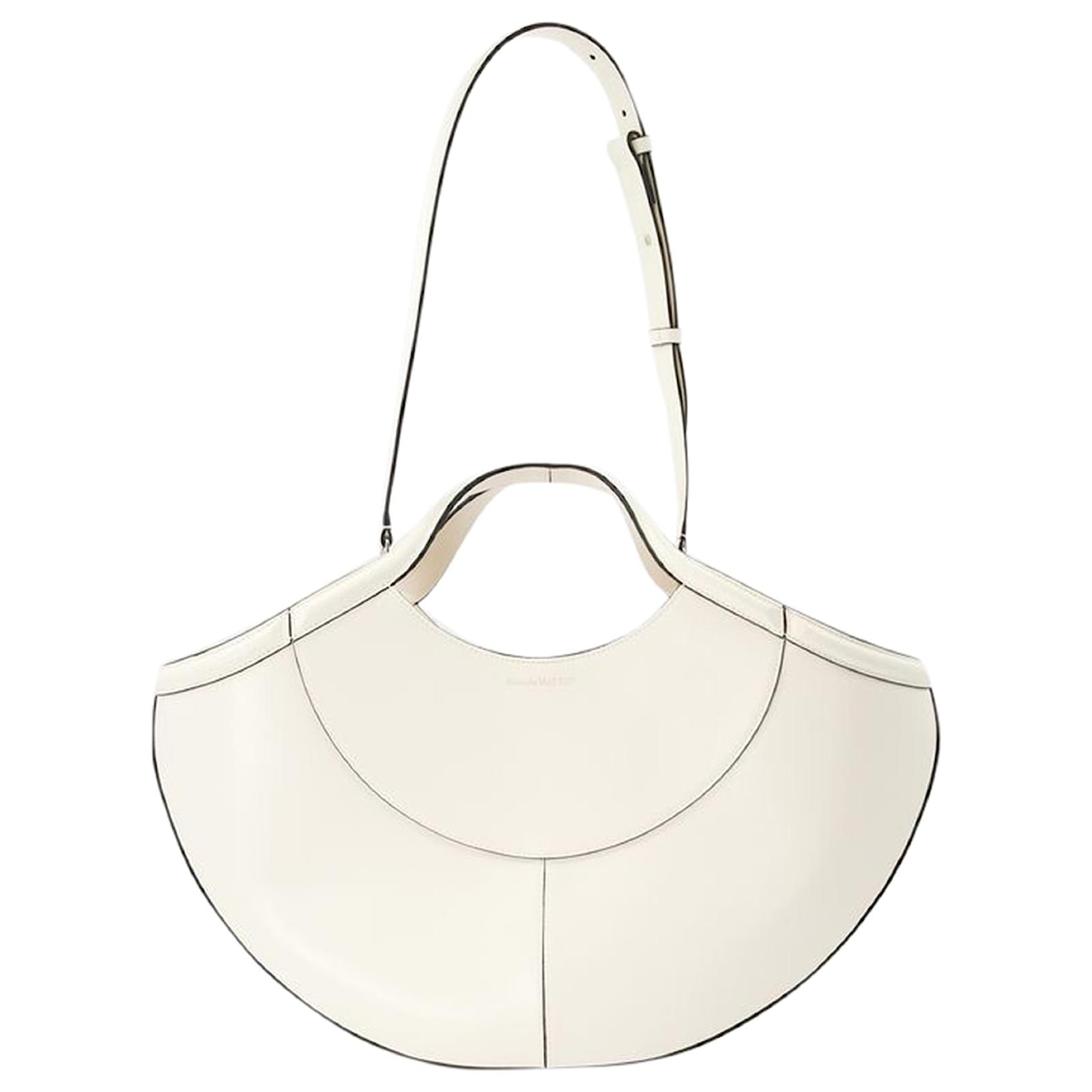 Cove Bag - Alexander McQueen - Leather - Ivory White Pony-style ...