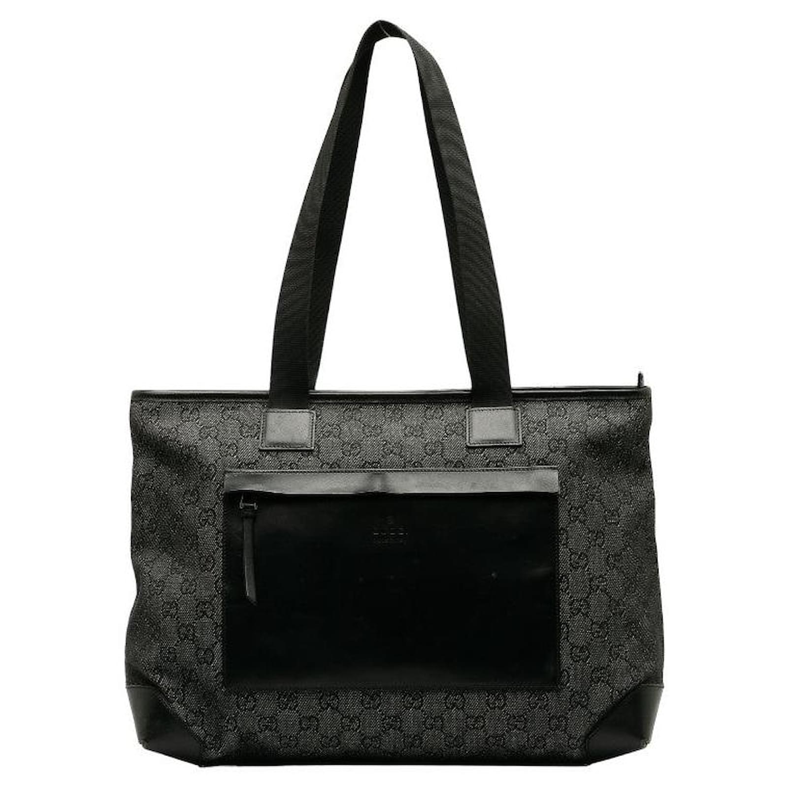 Gucci GG Canvas & Leather Tote Bag 34339 Cloth ref.1284232 - Joli Closet