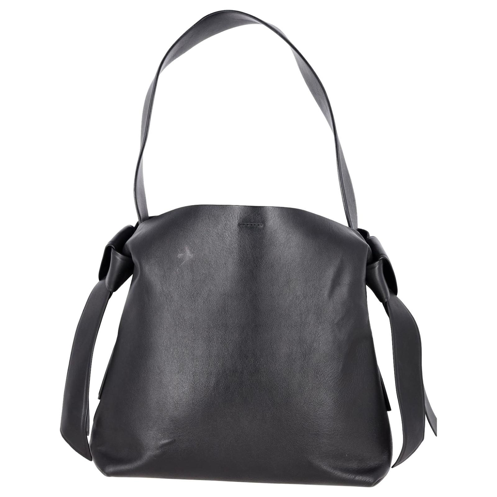 Acne Studios Musubi Midi Shoulder Bag in Black Leather ref.1294493 ...