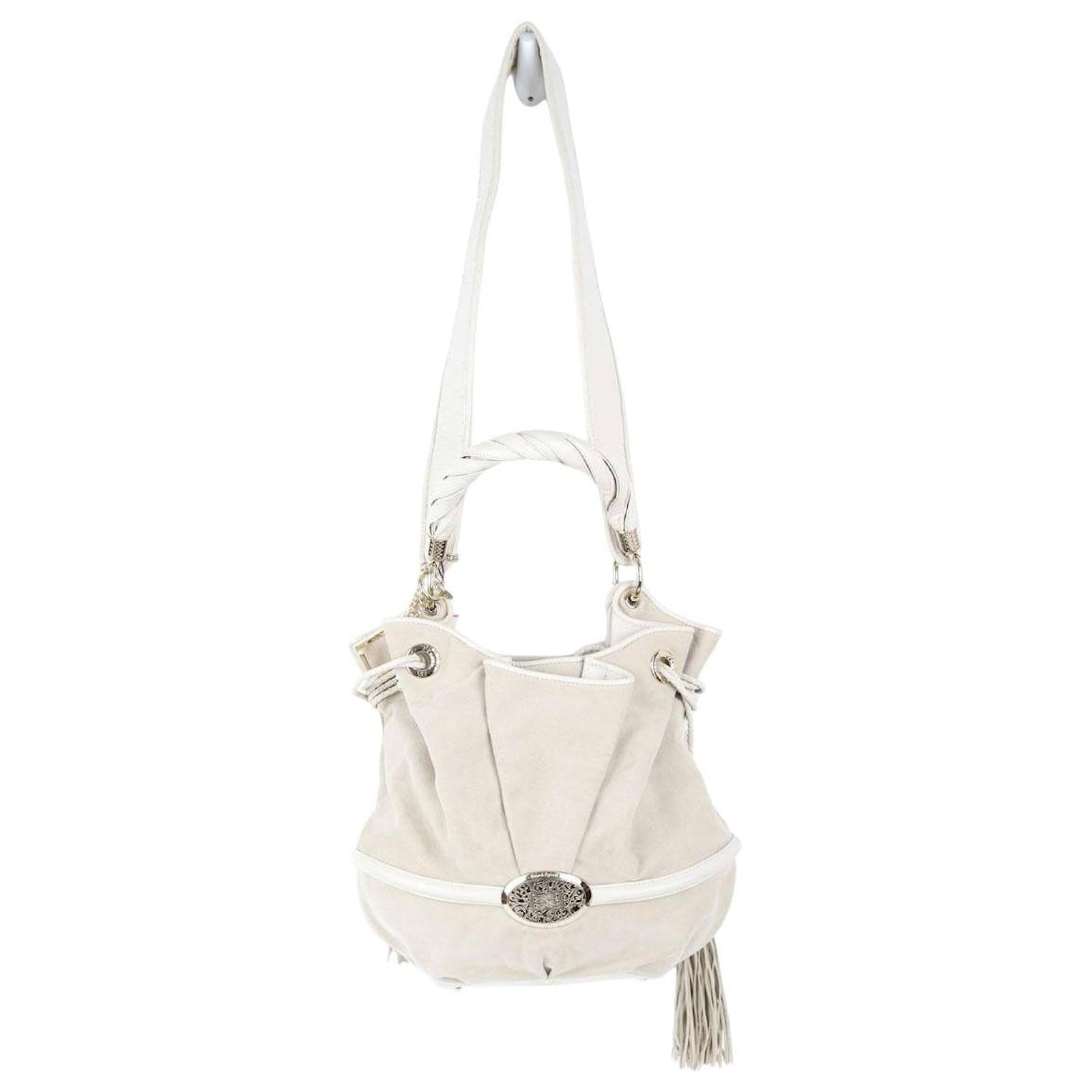 Lancel Brigitte Bardot leather shoulder strap Beige ref.1296925 - Joli ...