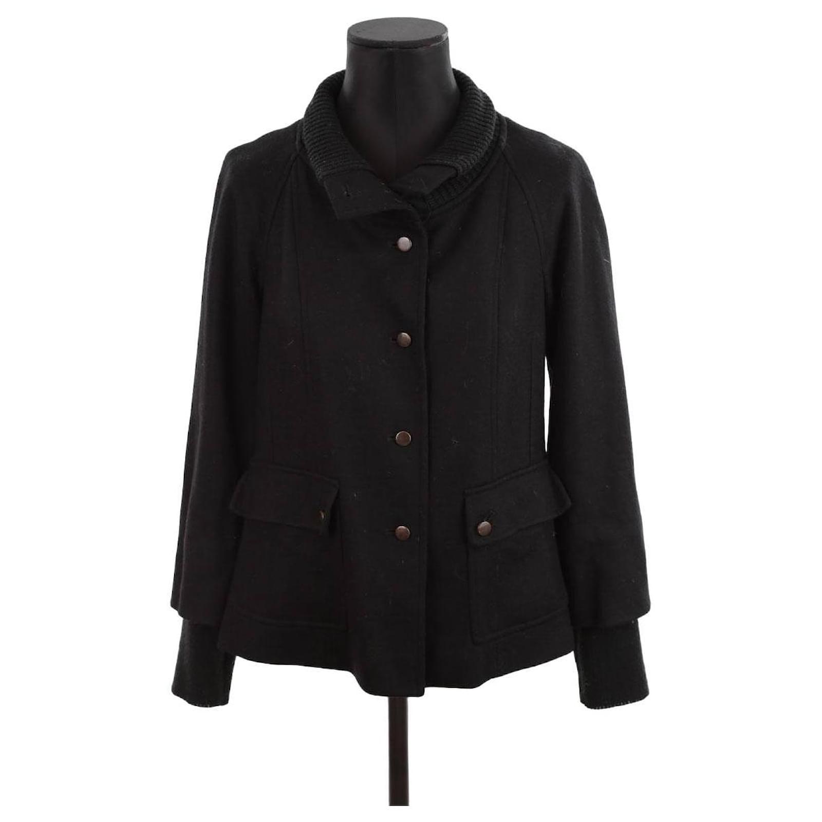 Gerard Darel Wool jacket Black ref.1297010 - Joli Closet