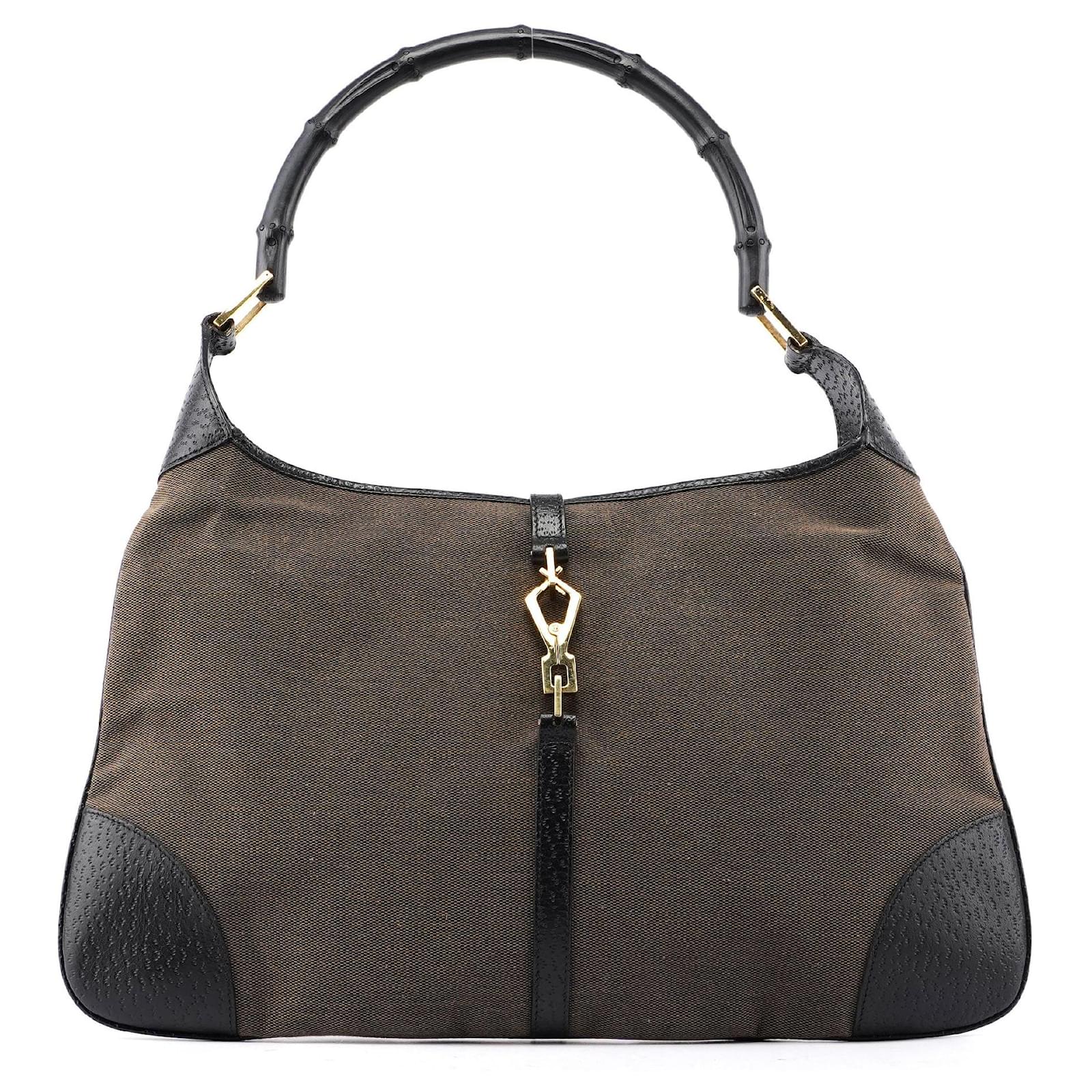 GUCCI Shoulder bags Leather Brown Jackie ref.1299139 - Joli Closet