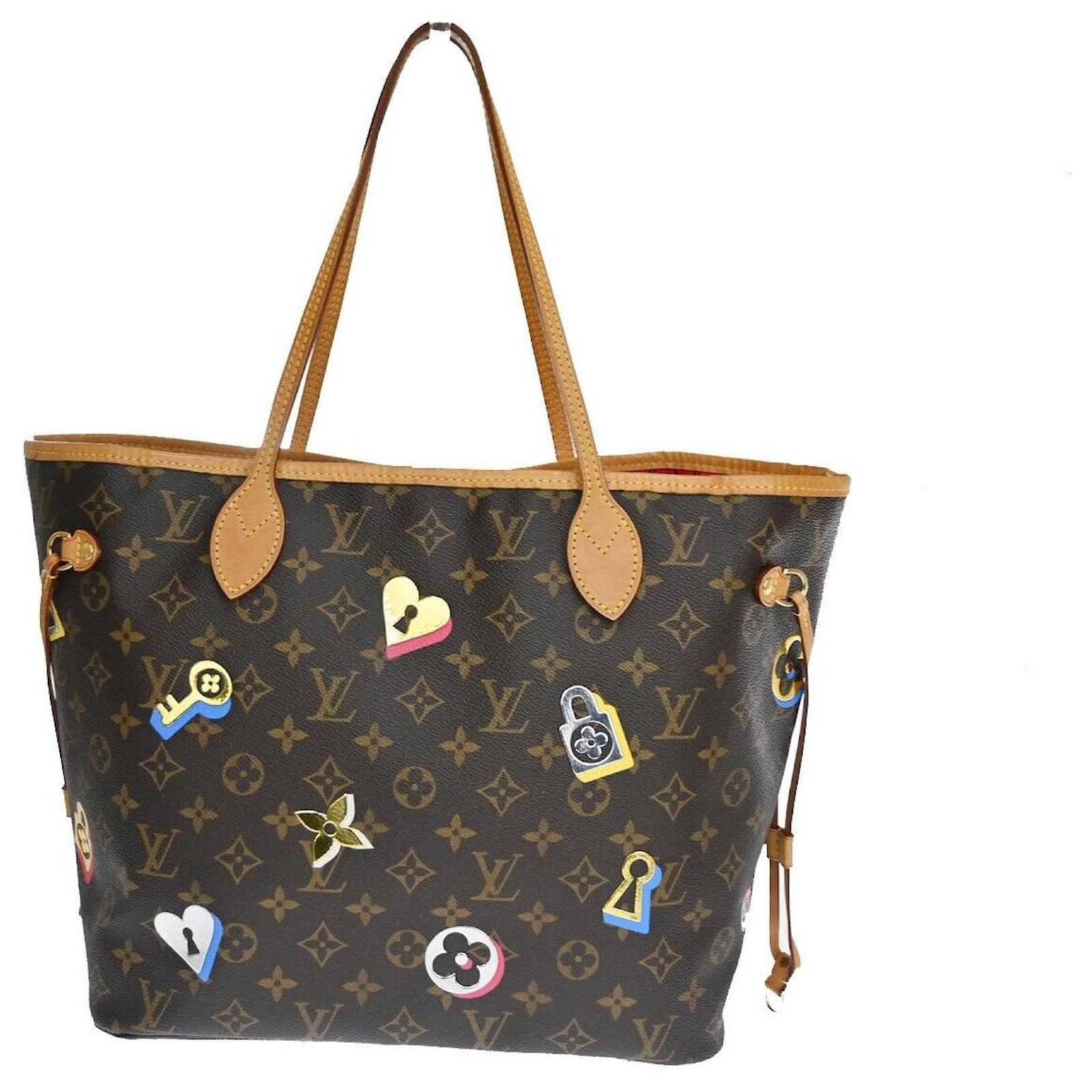 Louis Vuitton Neverfull MM Brown Cloth ref.1300336 - Joli Closet