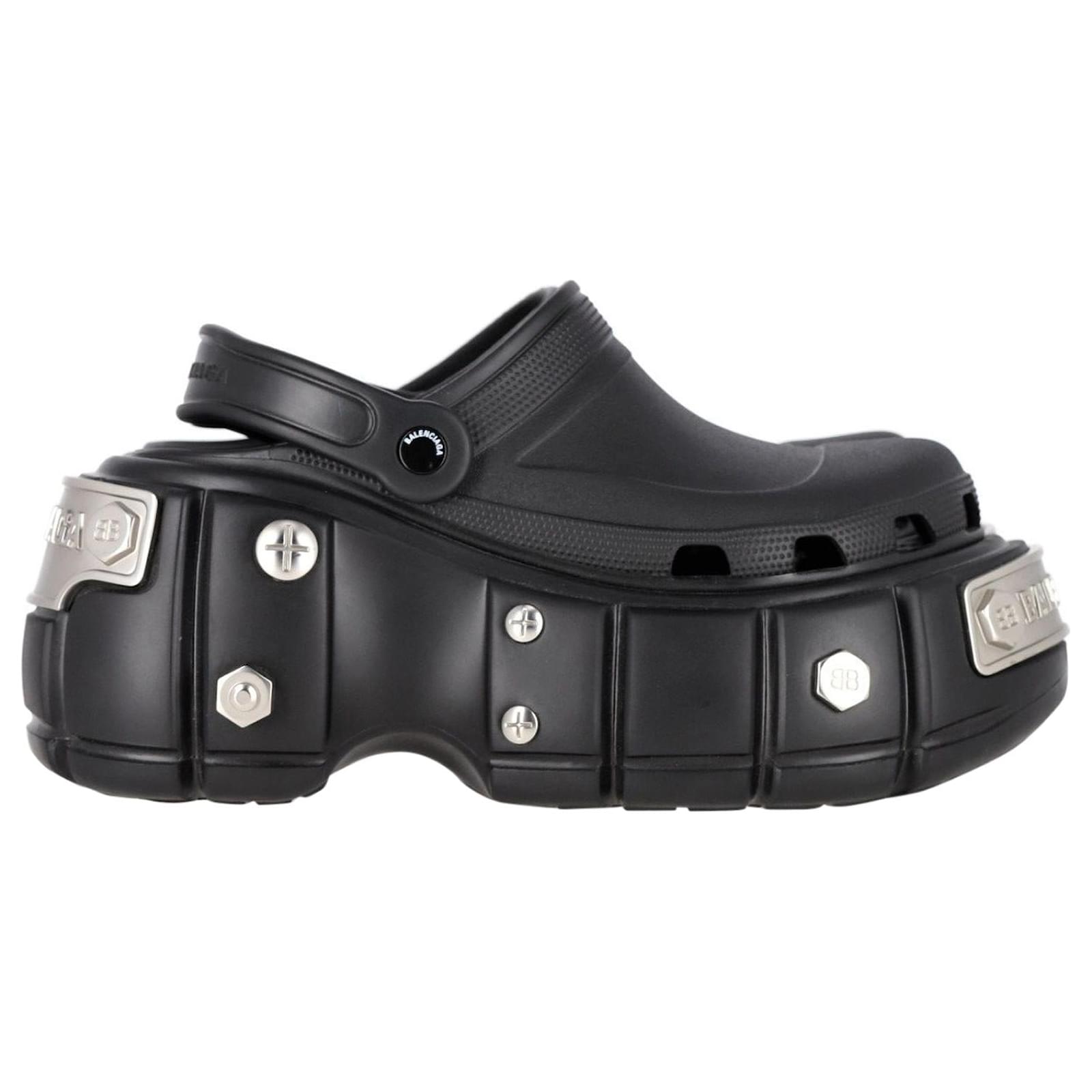 Balenciaga HardCrocs™ Mule in Black Rubber ref.1313802 - Joli Closet