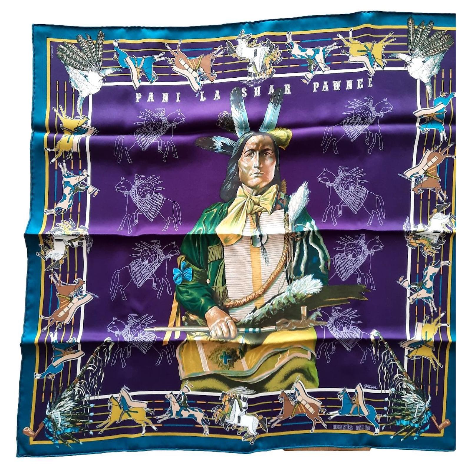 Hermès Pani La Shar Pawnee Multiple colors Silk ref.1321268 - Joli Closet